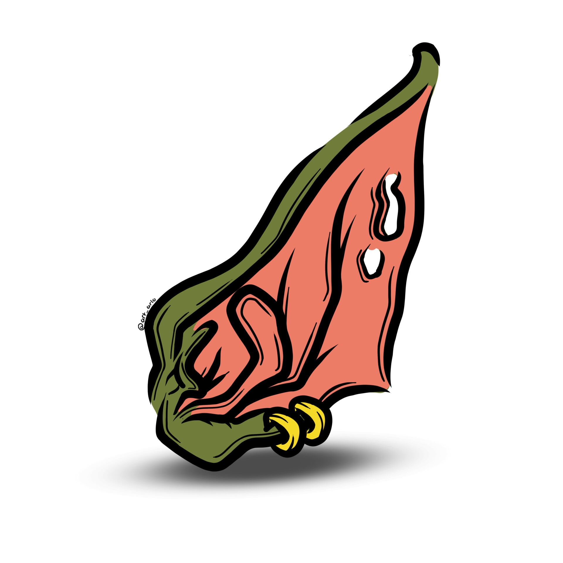 Arlo Freeth - Daily Doodle #59 - "Goblin ear"