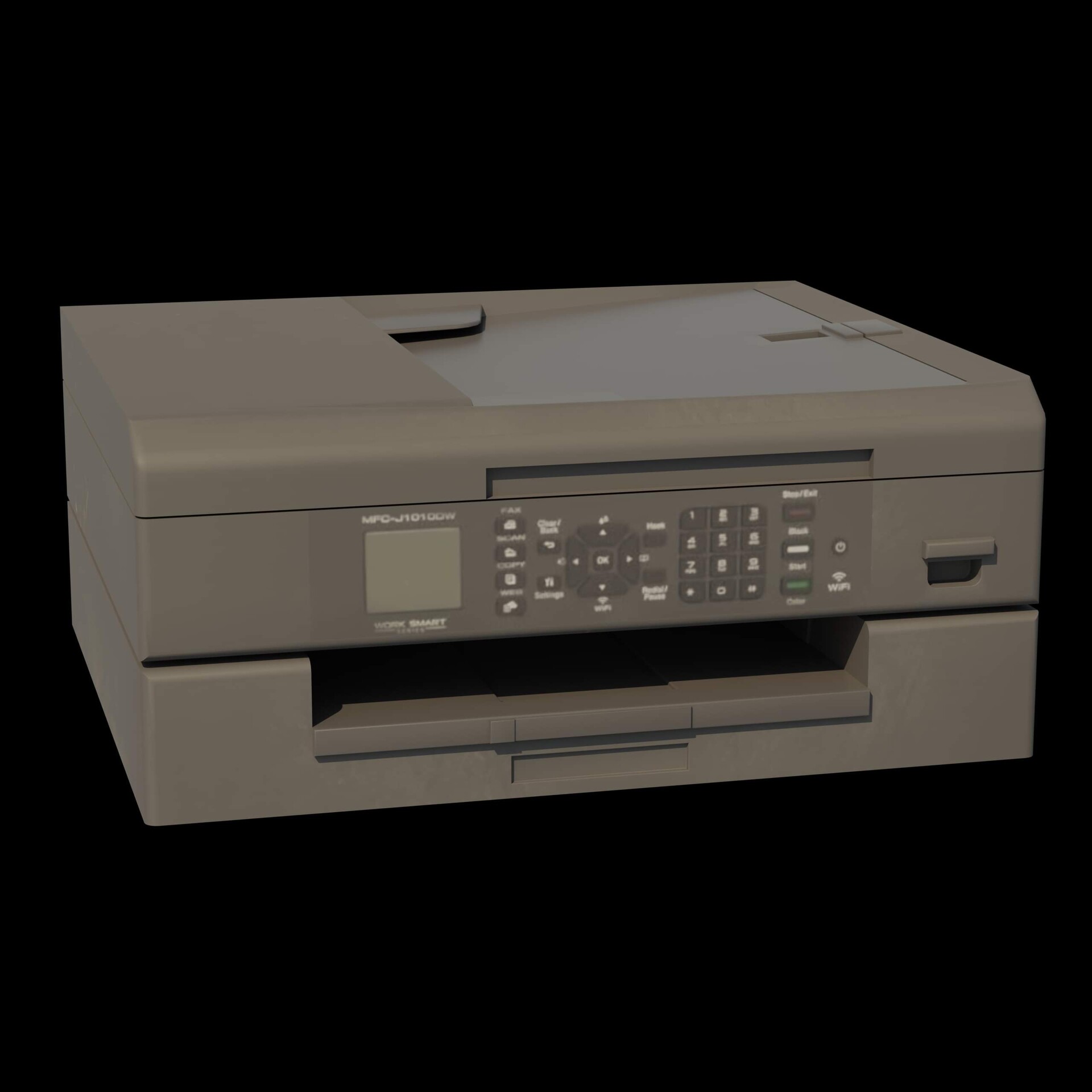 ArtStation - Printer Game Asset for Indie Horror Game “Special Delivery”