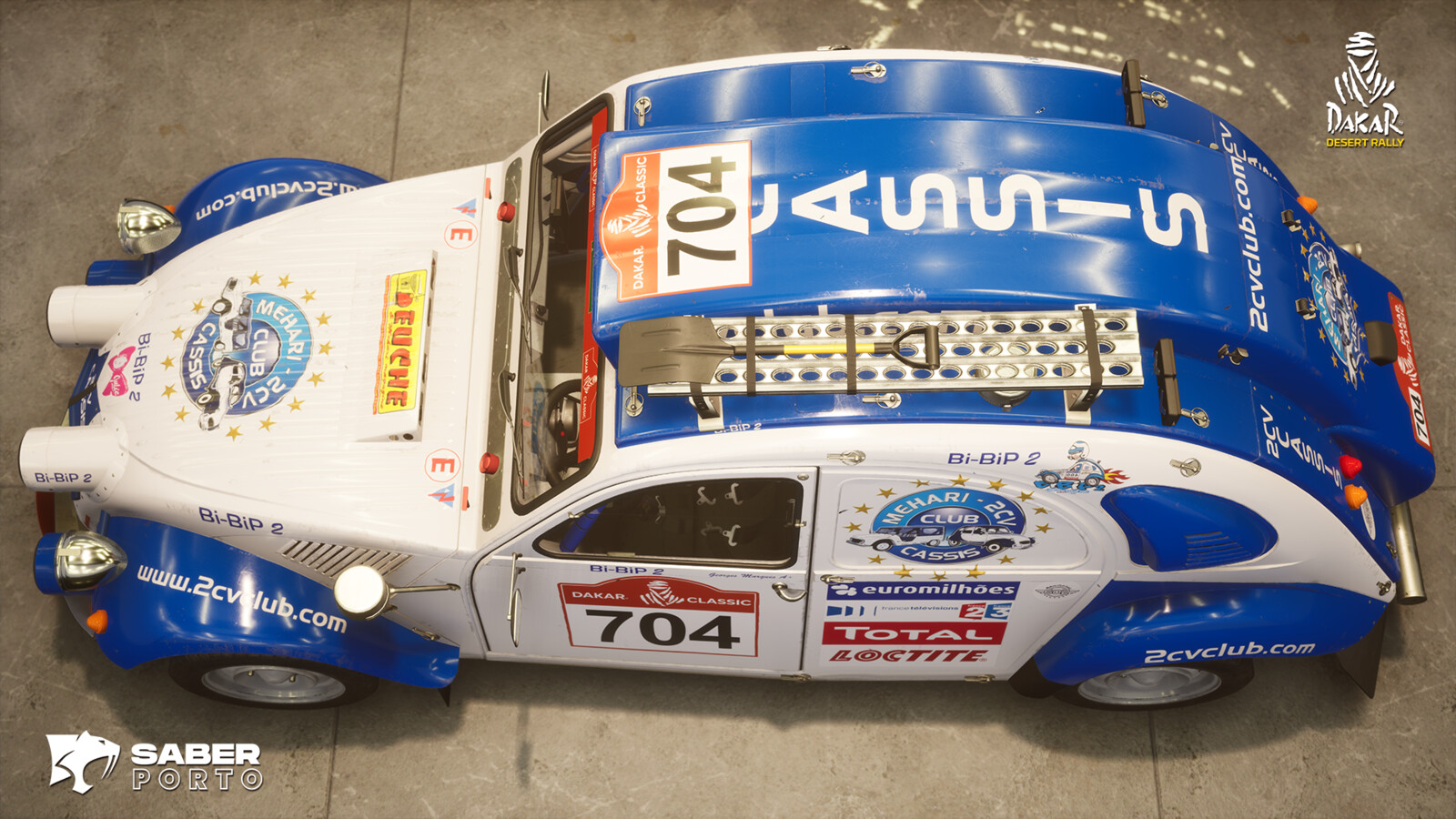 Vinu Abraham - Dakar Desert Rally- Citroen 2CV BI BIP2