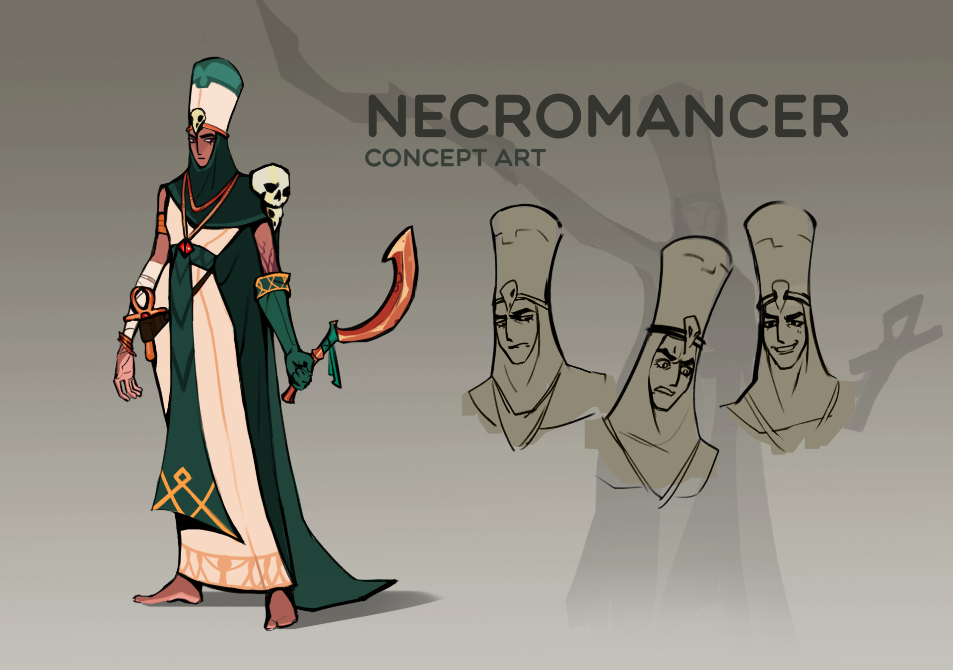 ArtStation - Necromancer concept art
