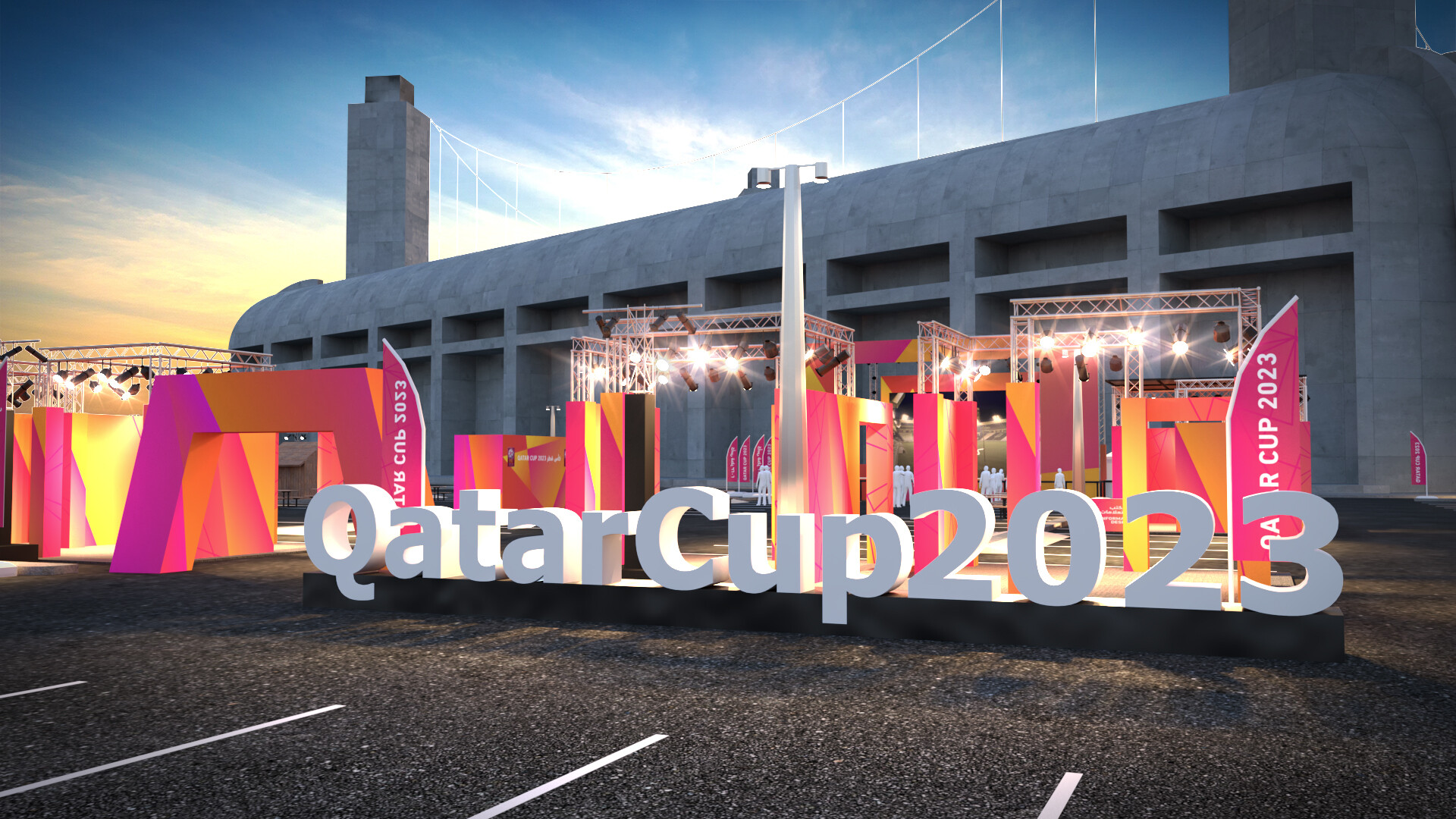 ArtStation - QSL - Qatar Cup 23