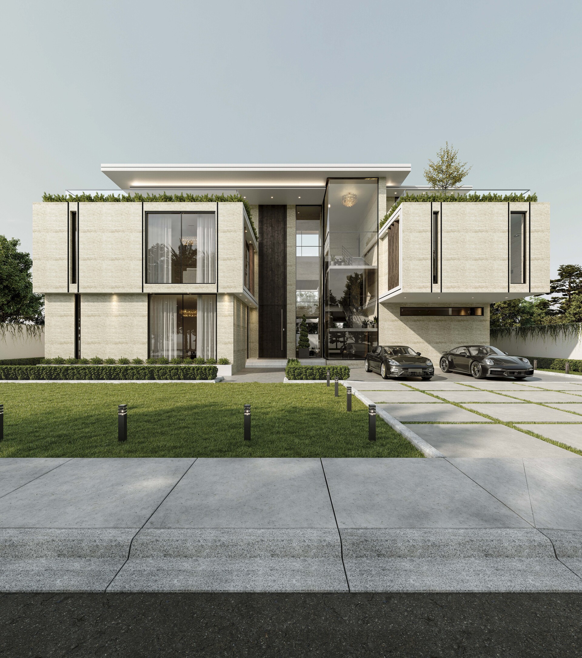 ArtStation - RESIDENTIAL VILLA RENDERS