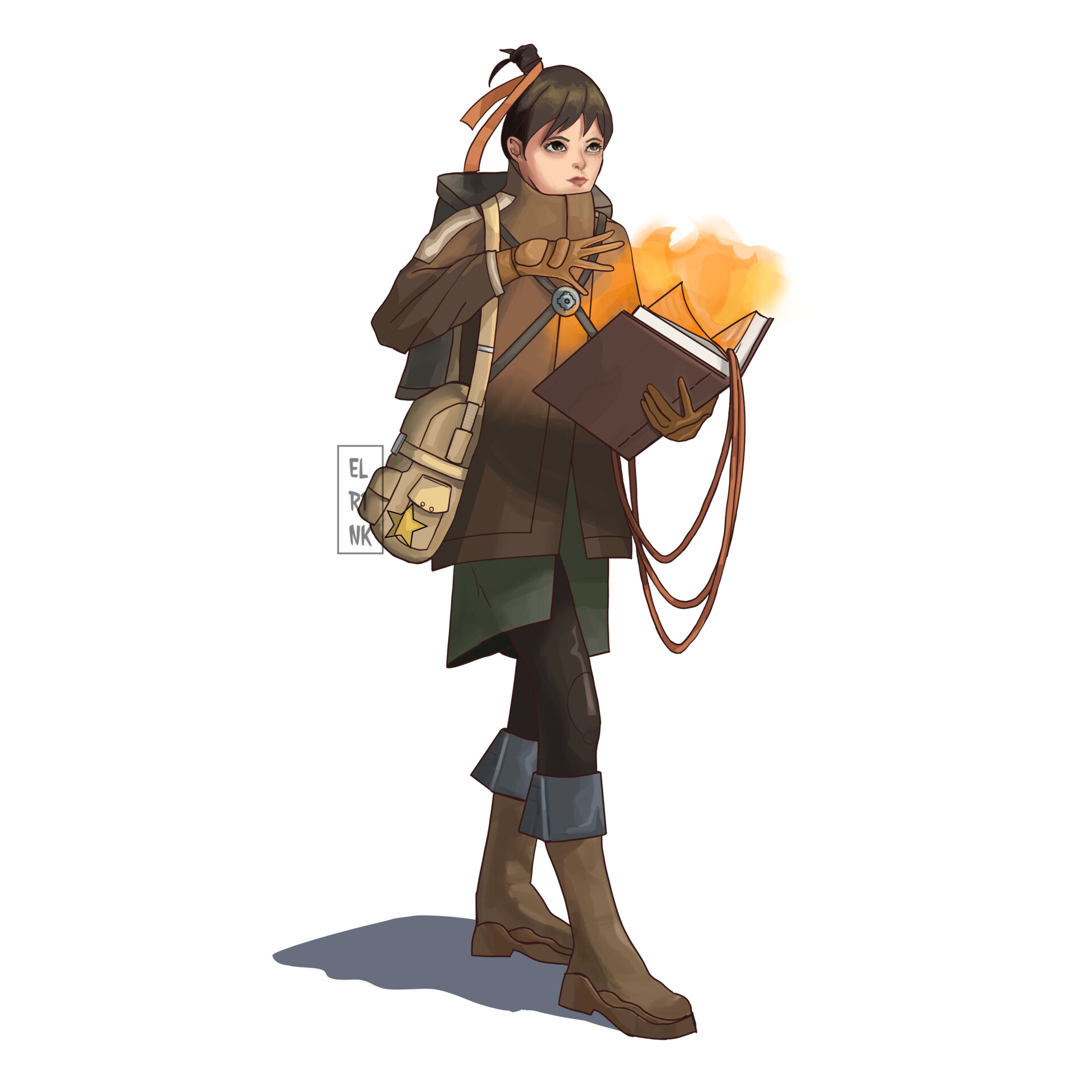 ArtStation - Character design (female mage)