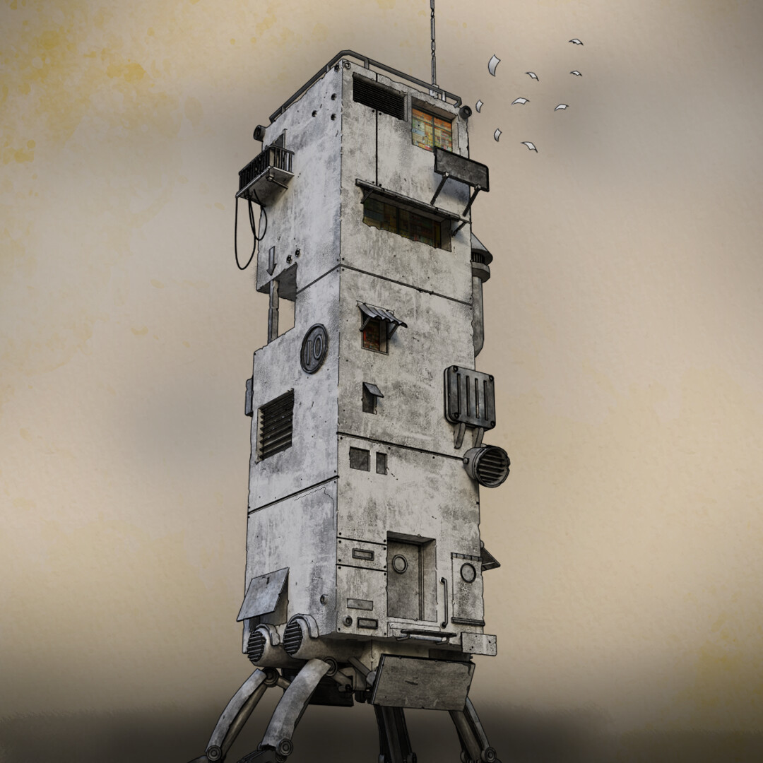 ArtStation - Walking House