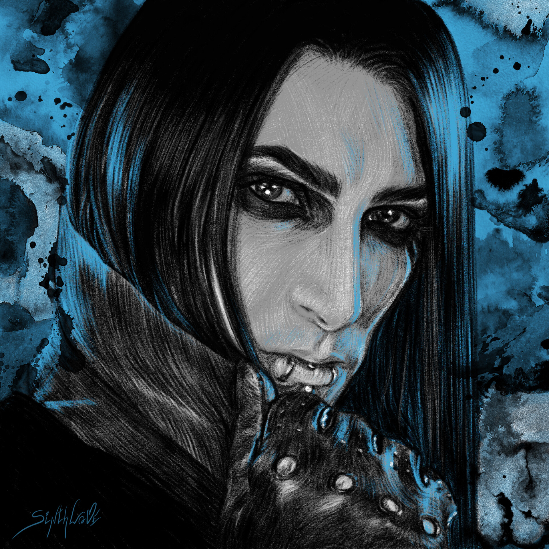 ArtStation - Chris Motionless portrait