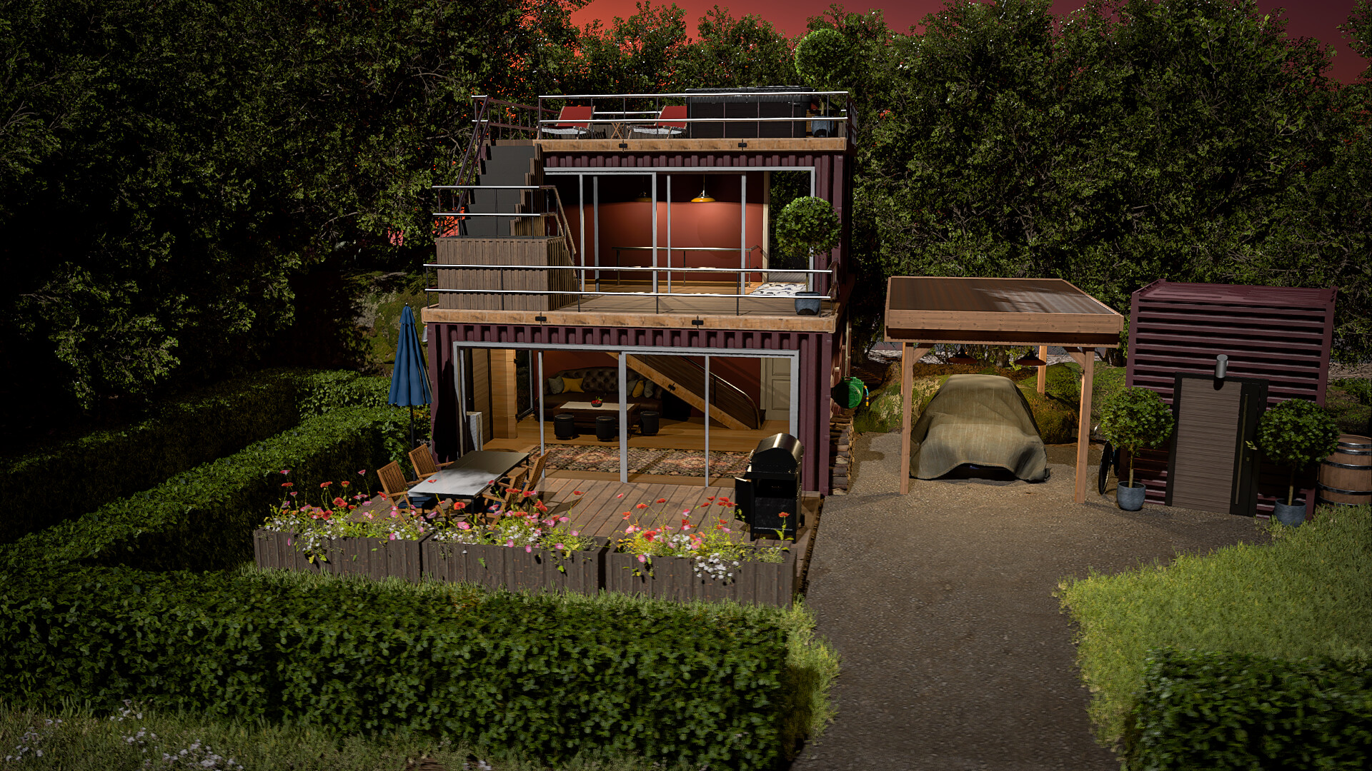 ArtStation - Container House