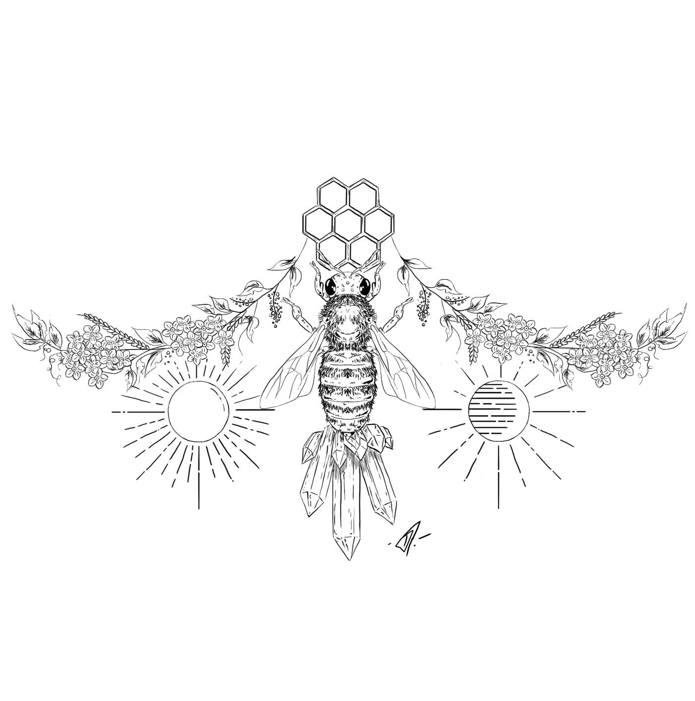 ArtStation - Under Breast Tattoo