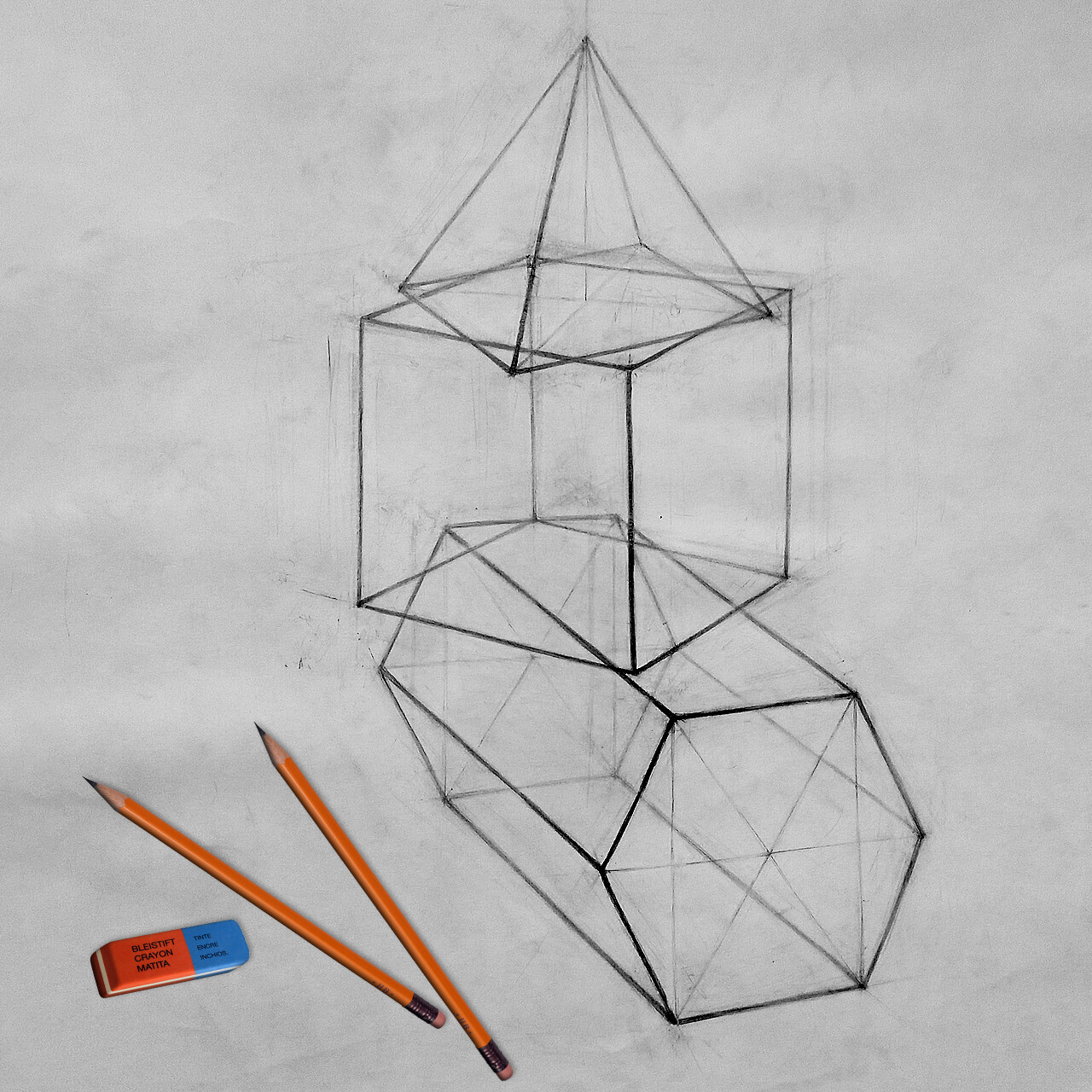 3d Geometric Drawing