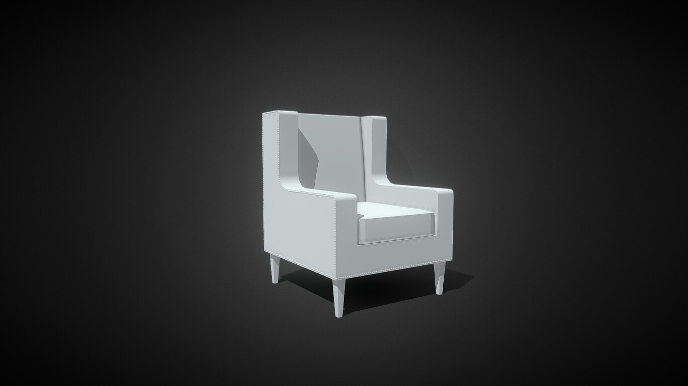 ArtStation - Moderate Sofa || Modelling