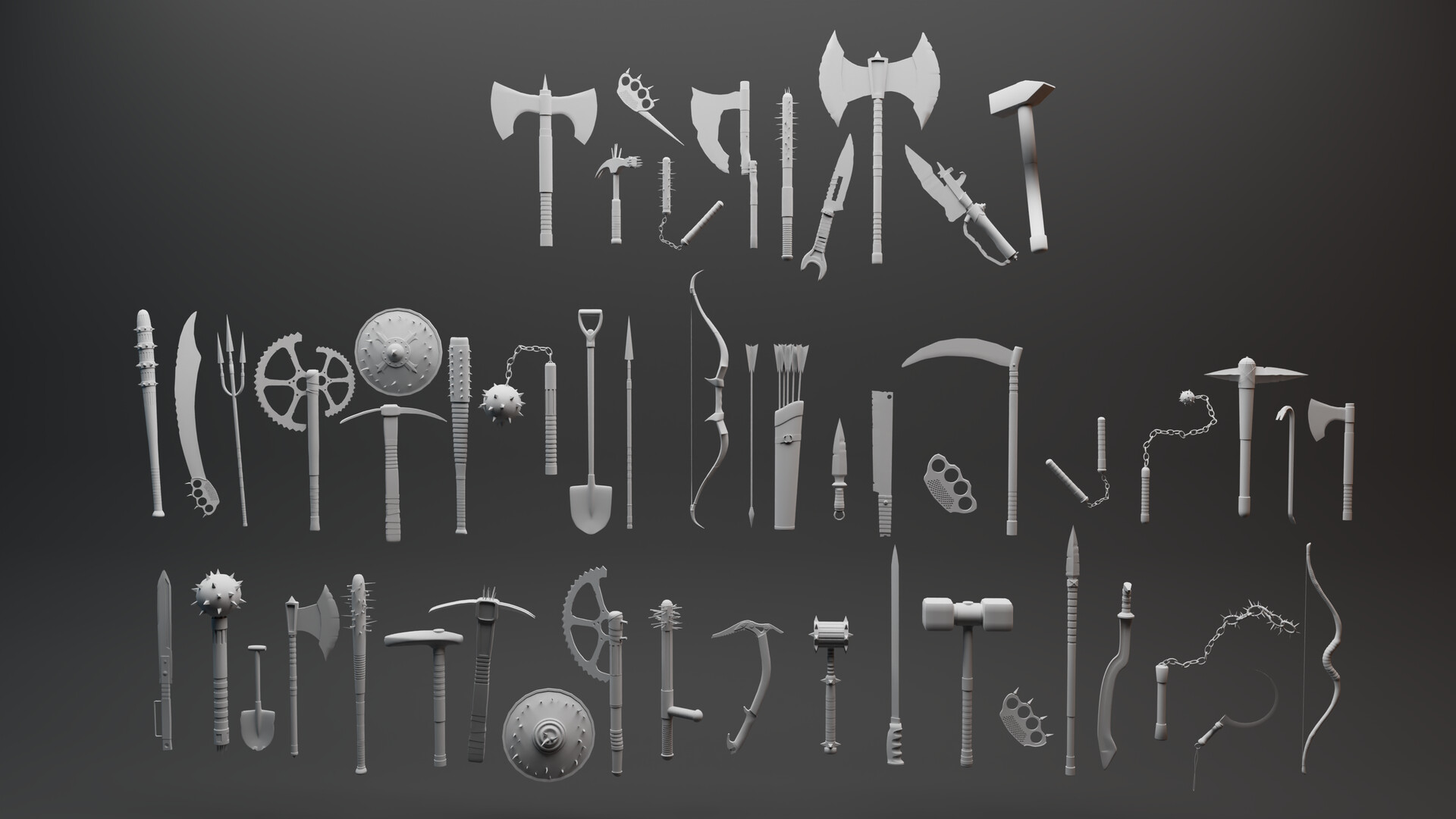 Mehrad mousavi - Post Apocalyptic Weapon Base mesh 🔥💀