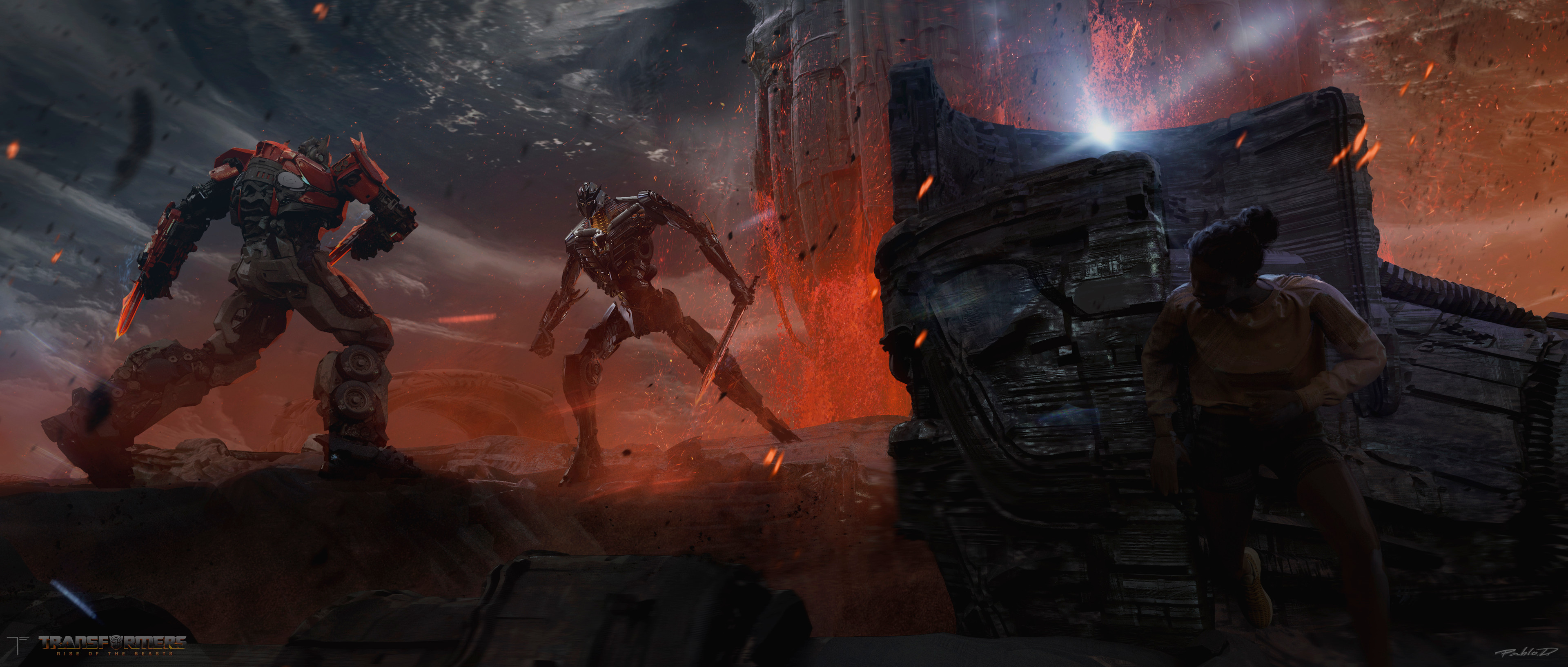 Pablo Dominguez - Transformers ROTB Volcano Keyframes and Design