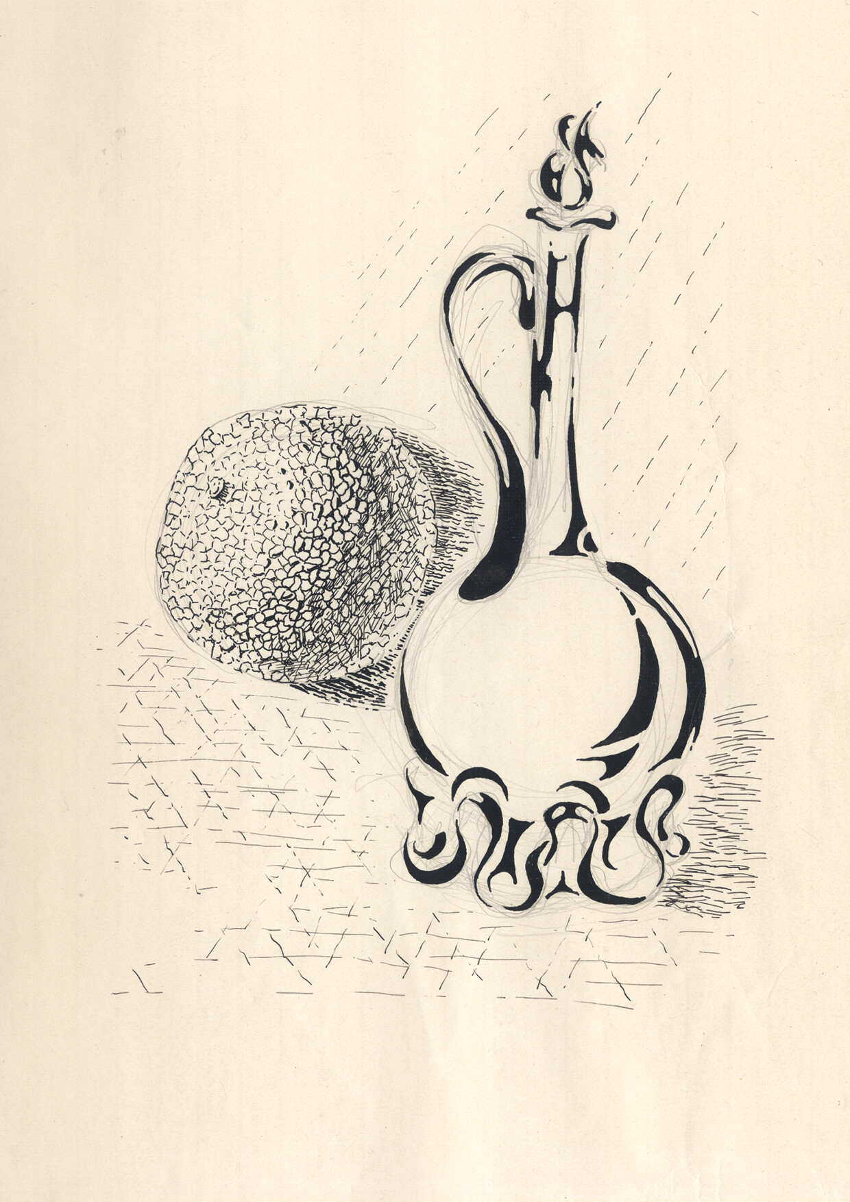 ArtStation - Dualism. Pen drawing. 20x30 2009