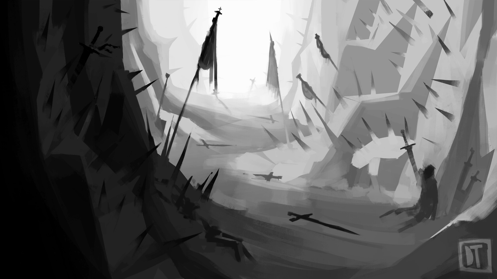 DOGTEETH - Random Background Concept Sketches