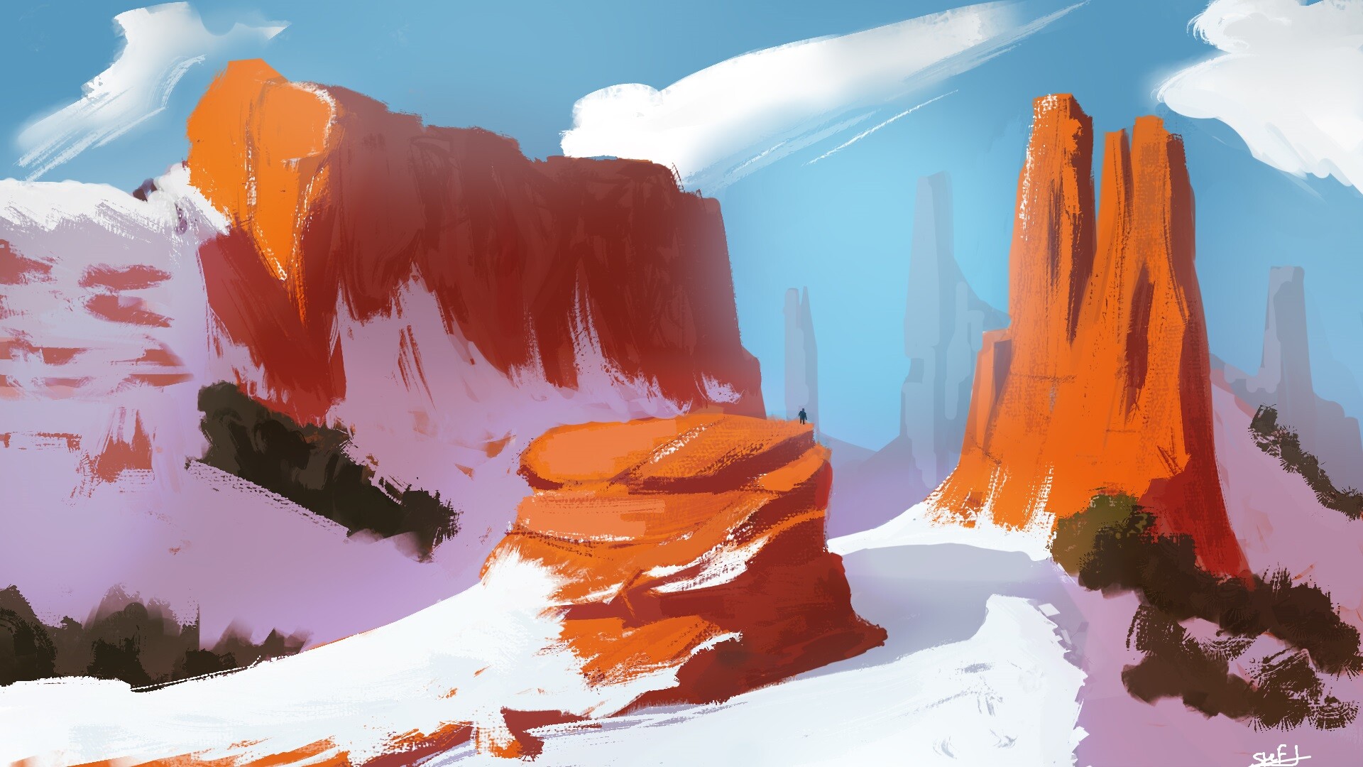 ArtStation - Mountains