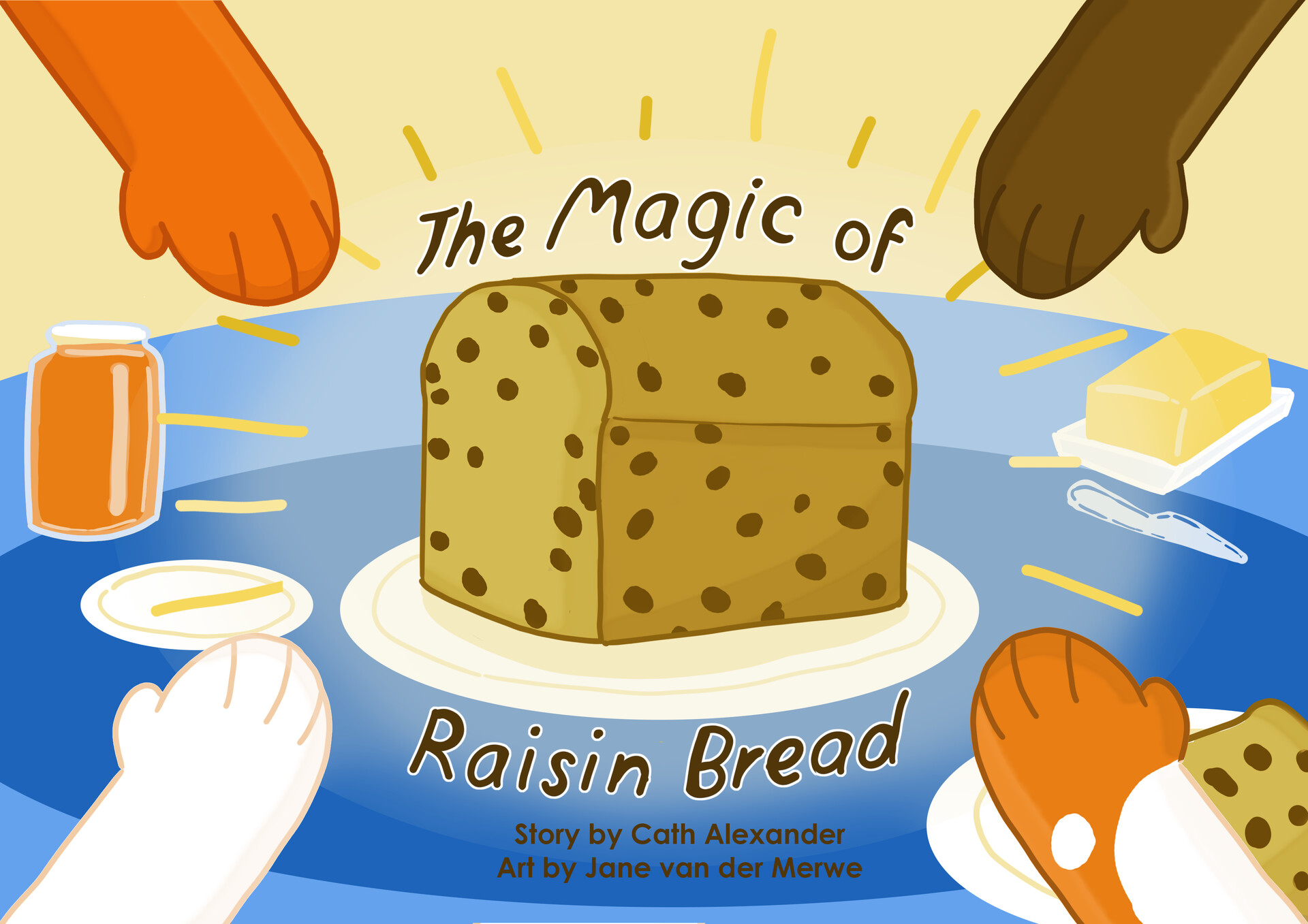 ArtStation - The magic of Raisin Bread - Children's storybook illustration