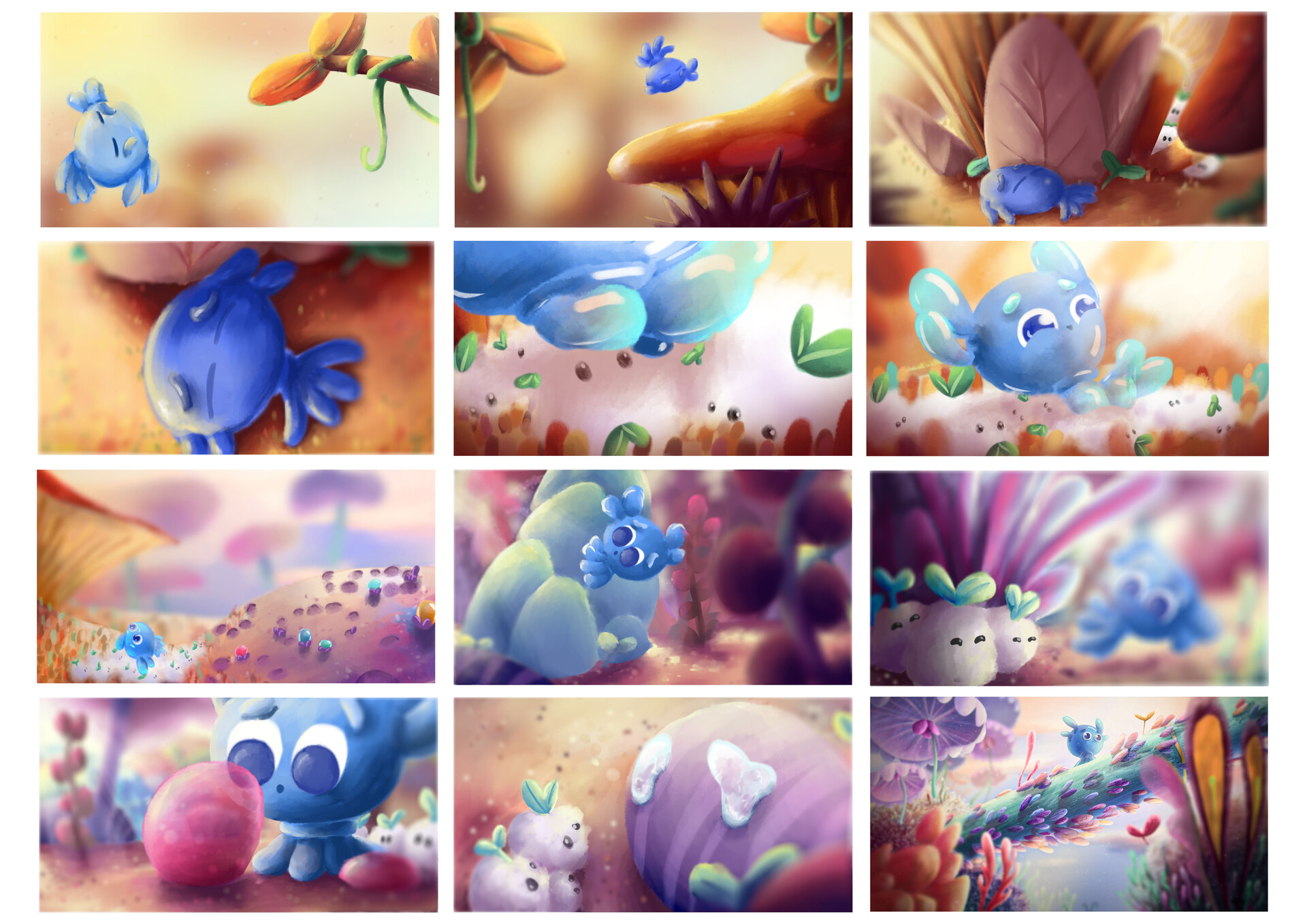 ArtStation - Colorscipts - Graduation movie - Flipou