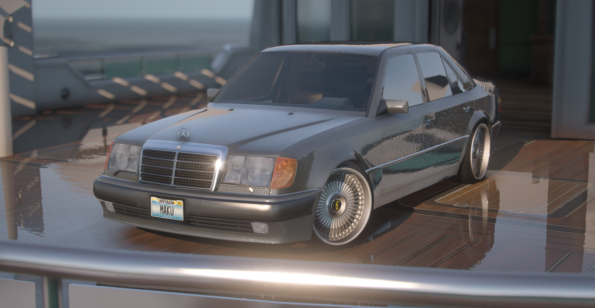 ArtStation - Mercedes-Benz 500E W124