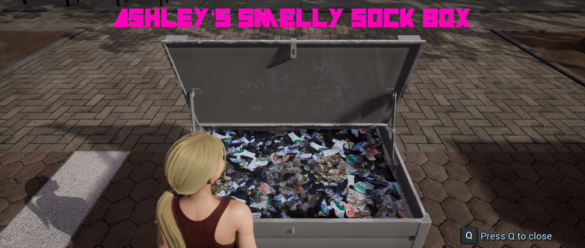 ArtStation - Ashley's Smelly Sock Box