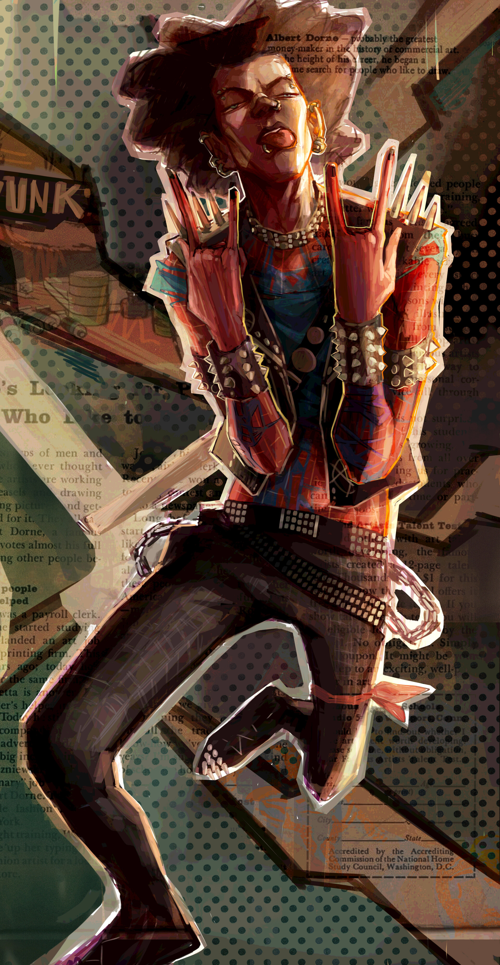 ArtStation - SPIDER-PUNK!