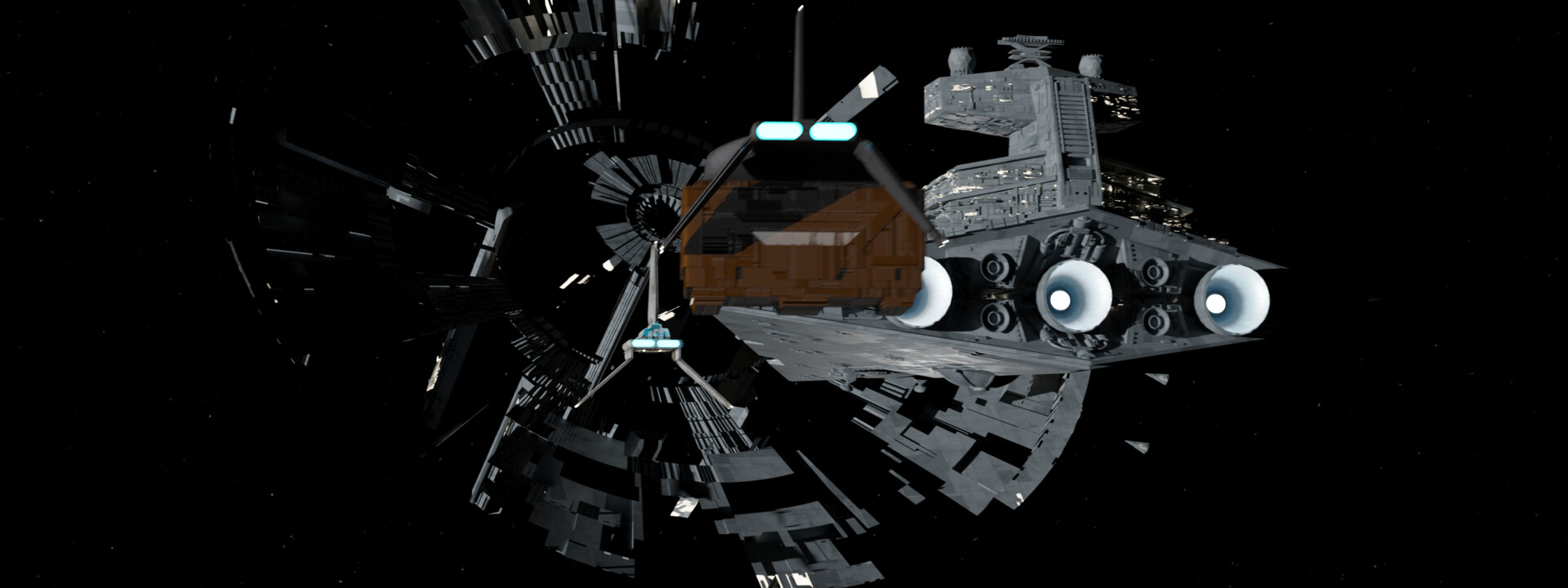 ArtStation - Death Star Dish Under Construction (Convoy) 9BBY
