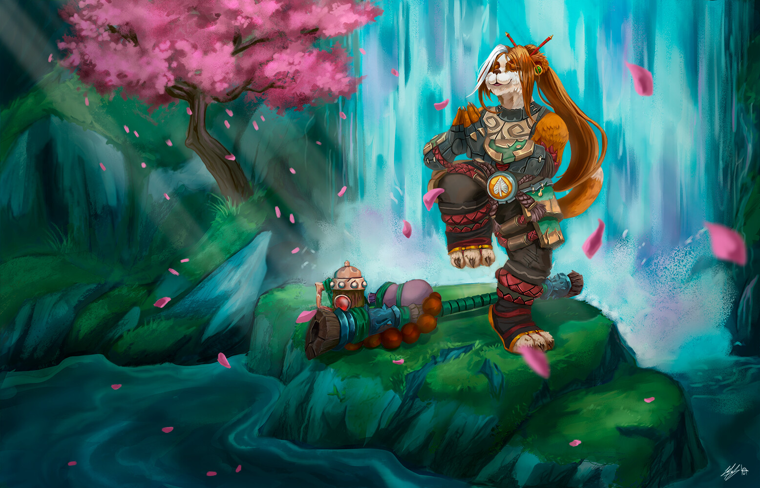 ArtStation - Meditating Pandaren