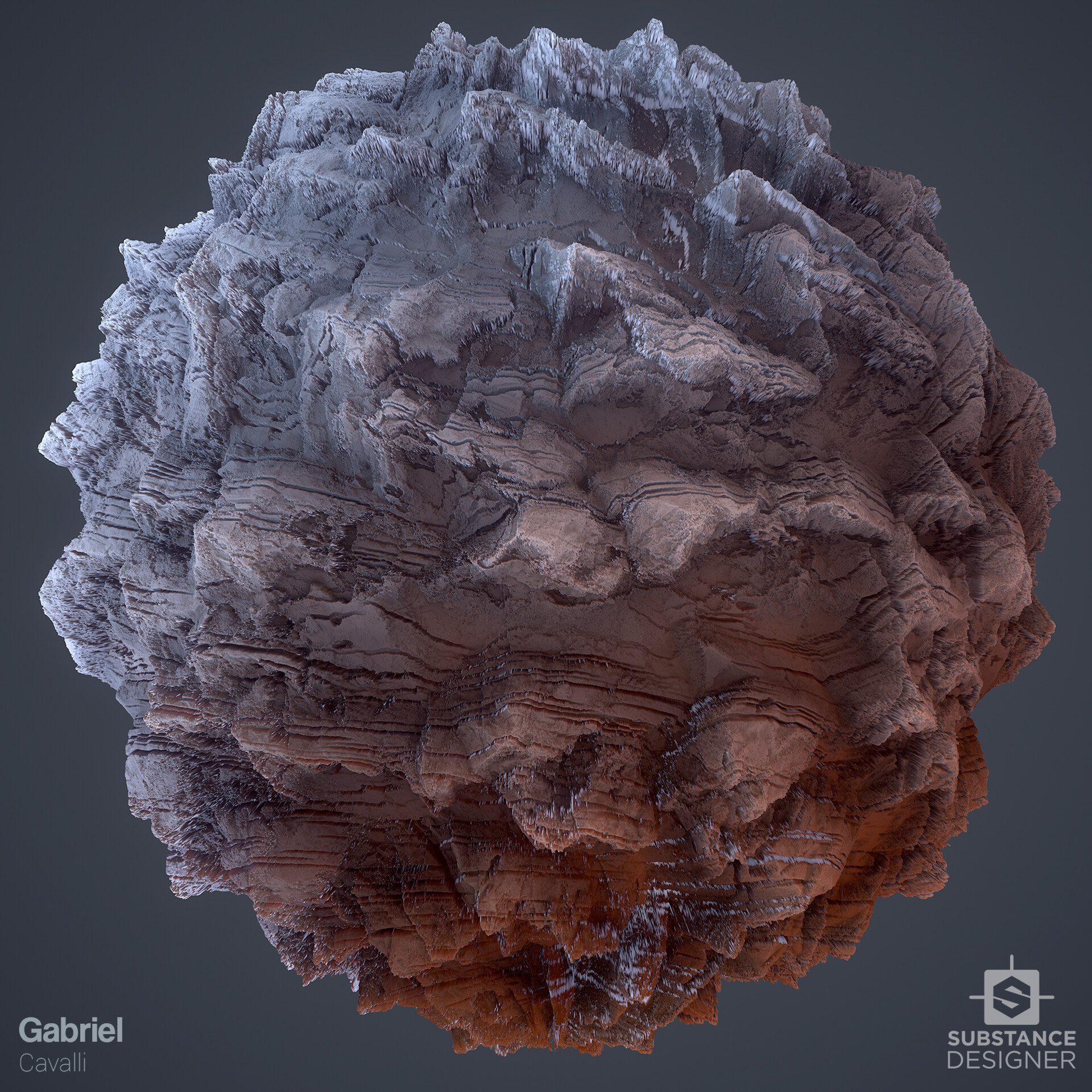 ArtStation - Metamorphic Rock - Substance 3D Designer