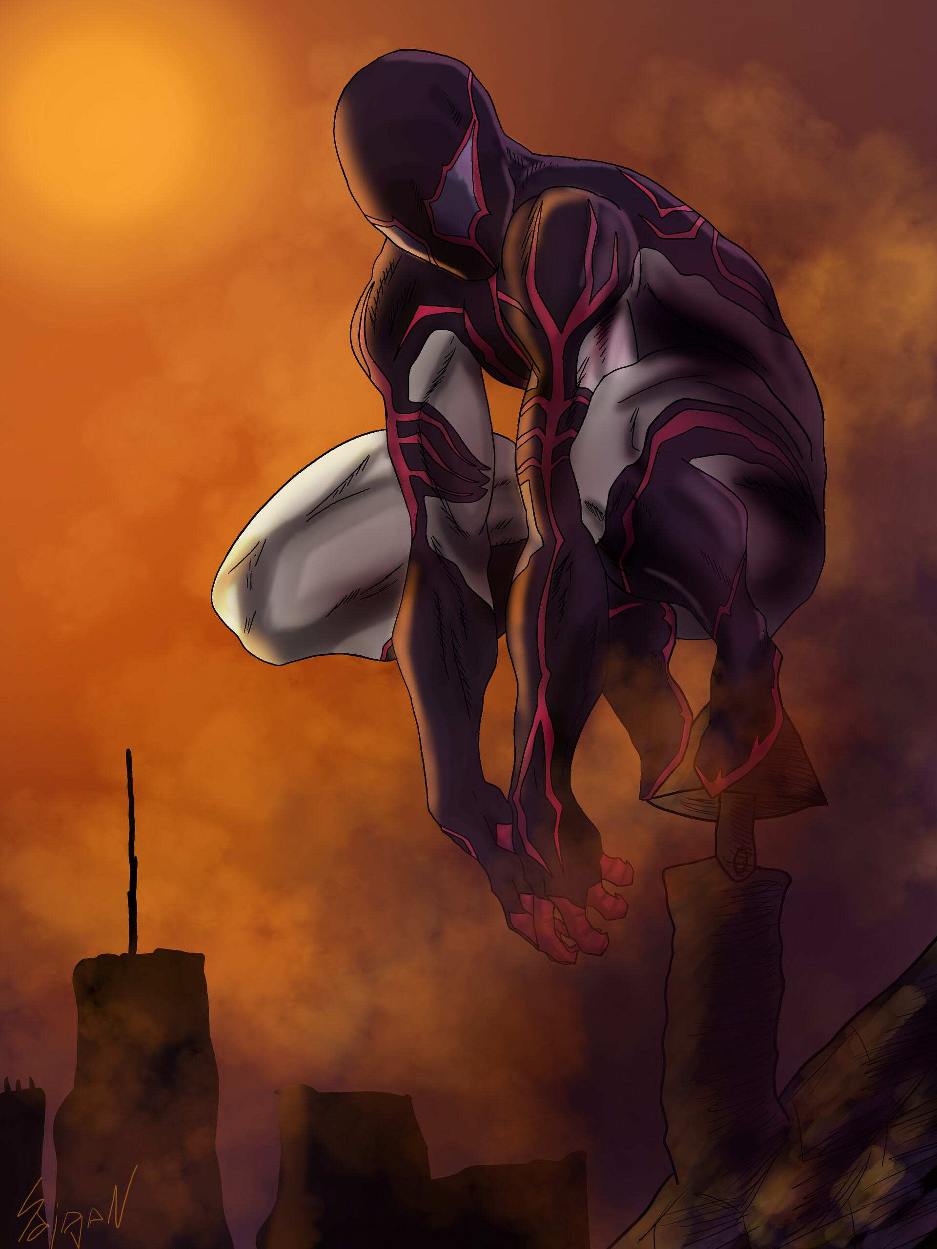 Artstation Spider Man Fan Art
