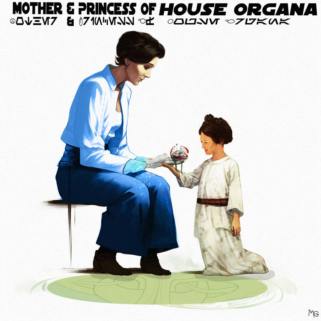 ArtStation - Leia and Her Mother