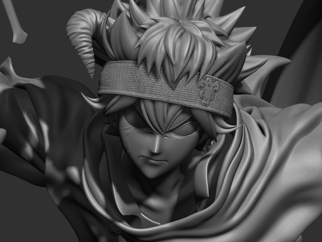 ArtStation - Asta diorama 3d model Black Clover