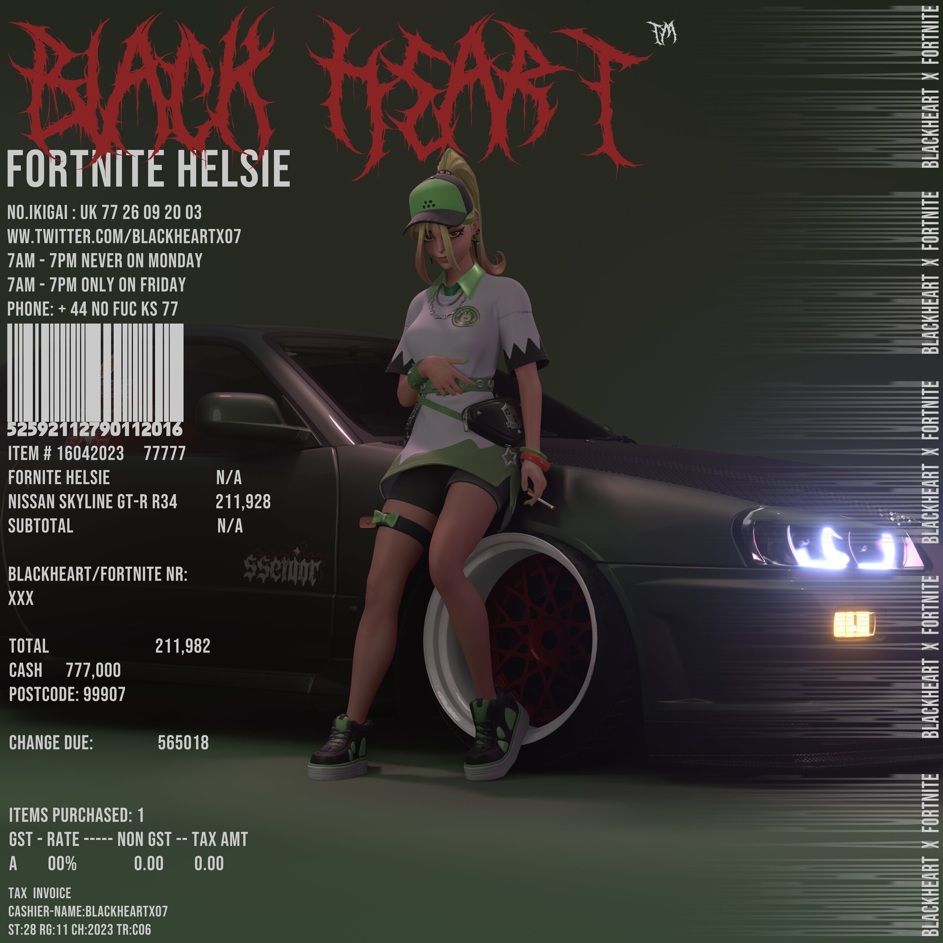 ArtStation - Black Heart (Helsie)