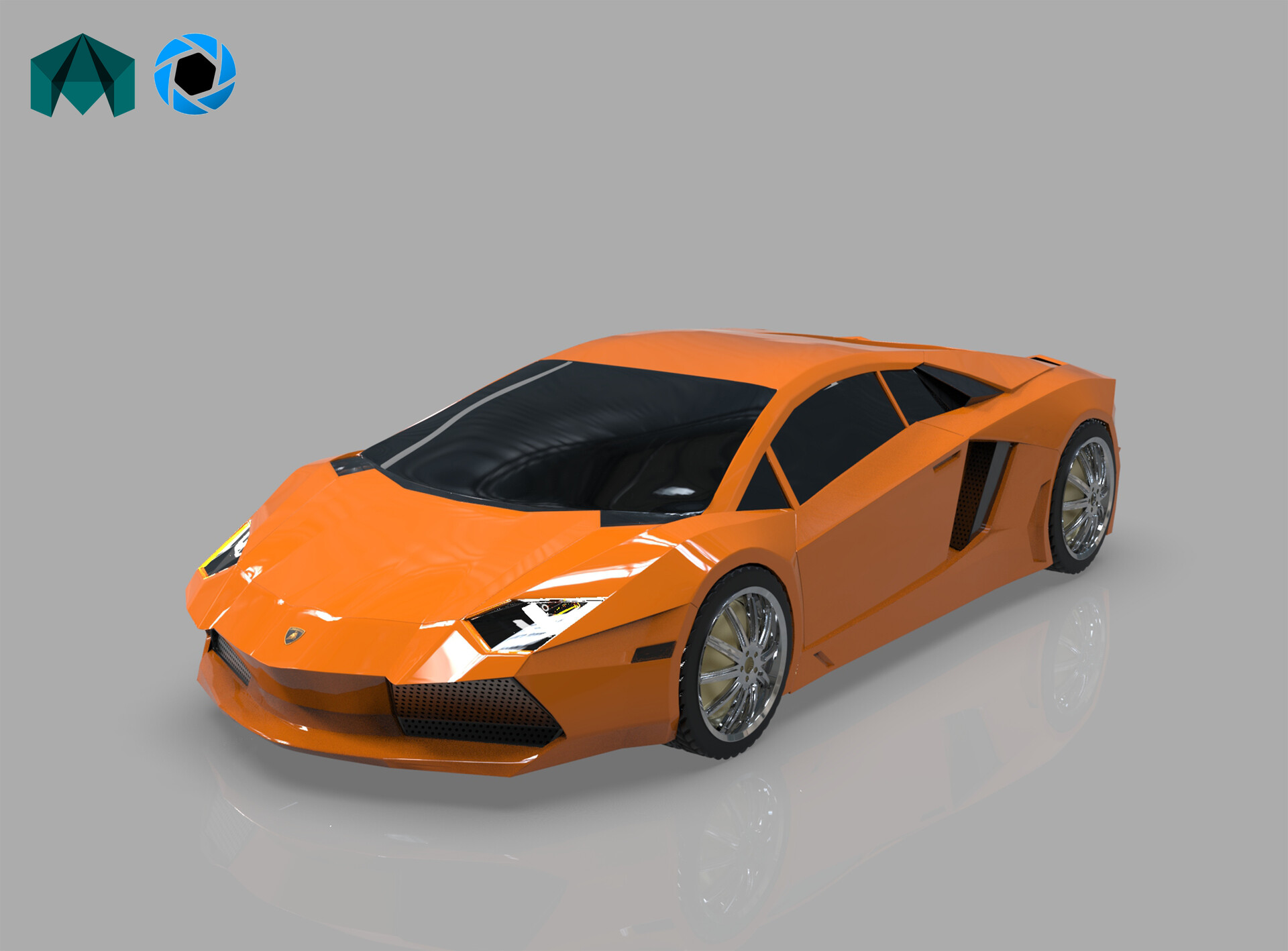 ArtStation - Lamborghini Car.