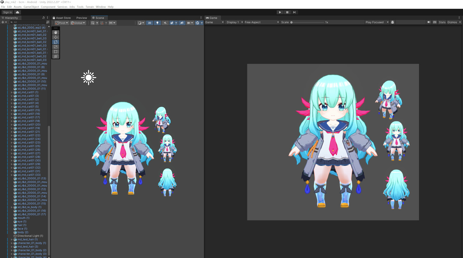 chang mu B - sd 캐릭터 모델링