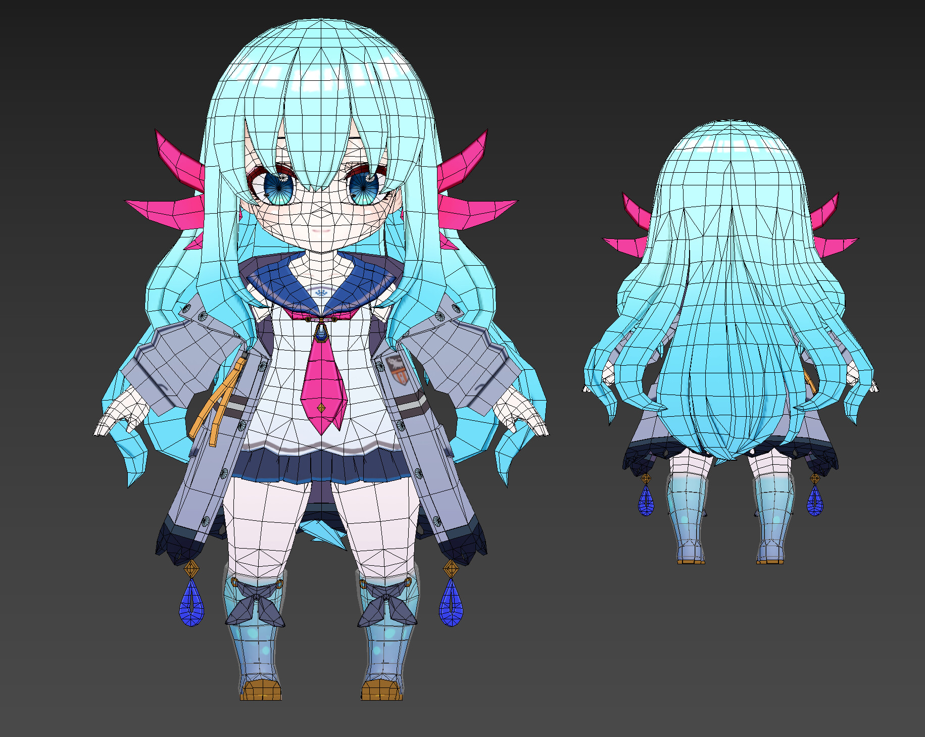 chang mu B - sd 캐릭터 모델링