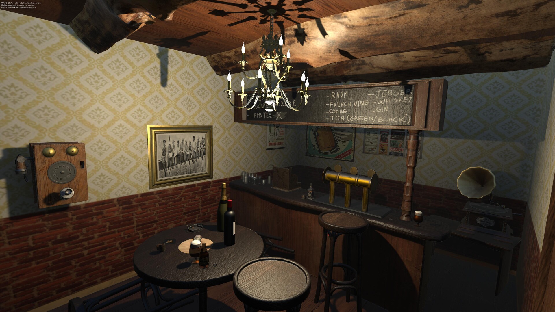 ArtStation - Esacpe Game Vr_London Pub