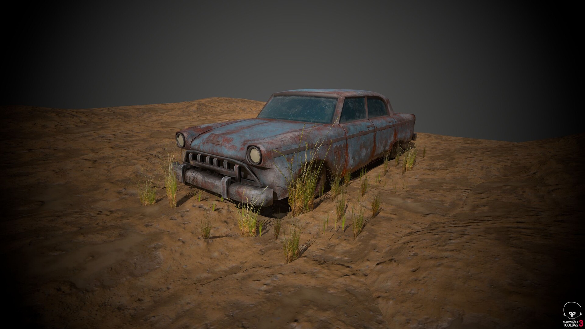 ArtStation - Old Rusty Car . Textured In Substance Painter And renderd ...