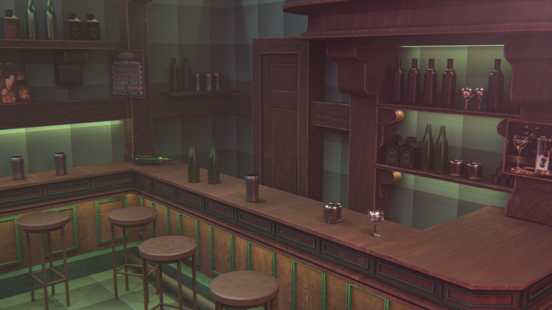 ArtStation - 3D Environment - Bar