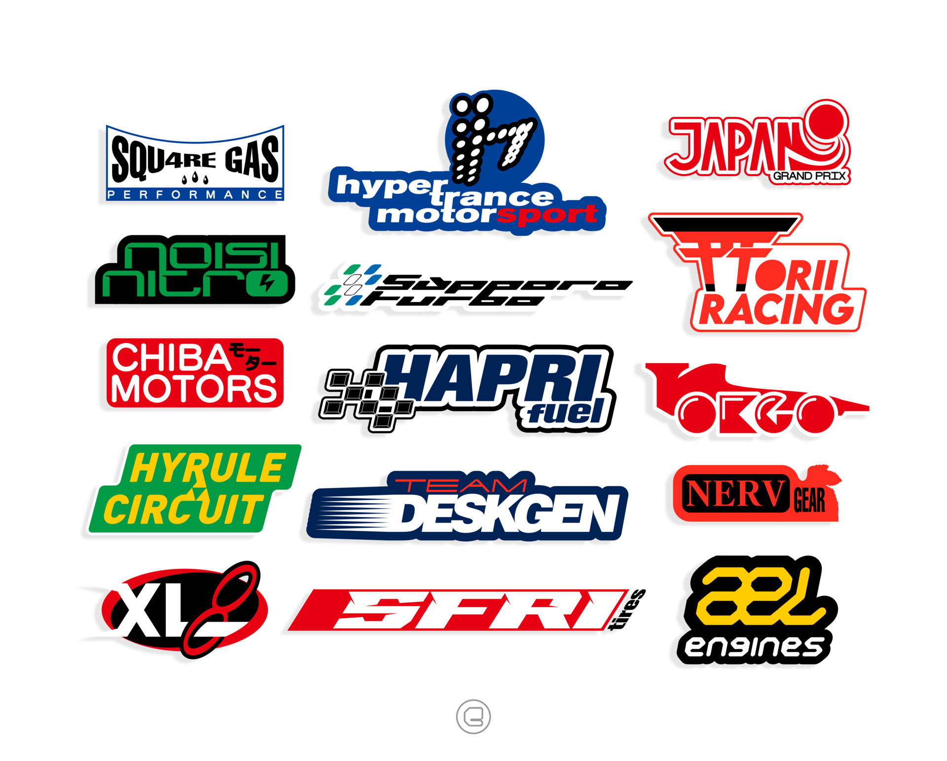 ArtStation - Logo Studies - Racing and Motorsport