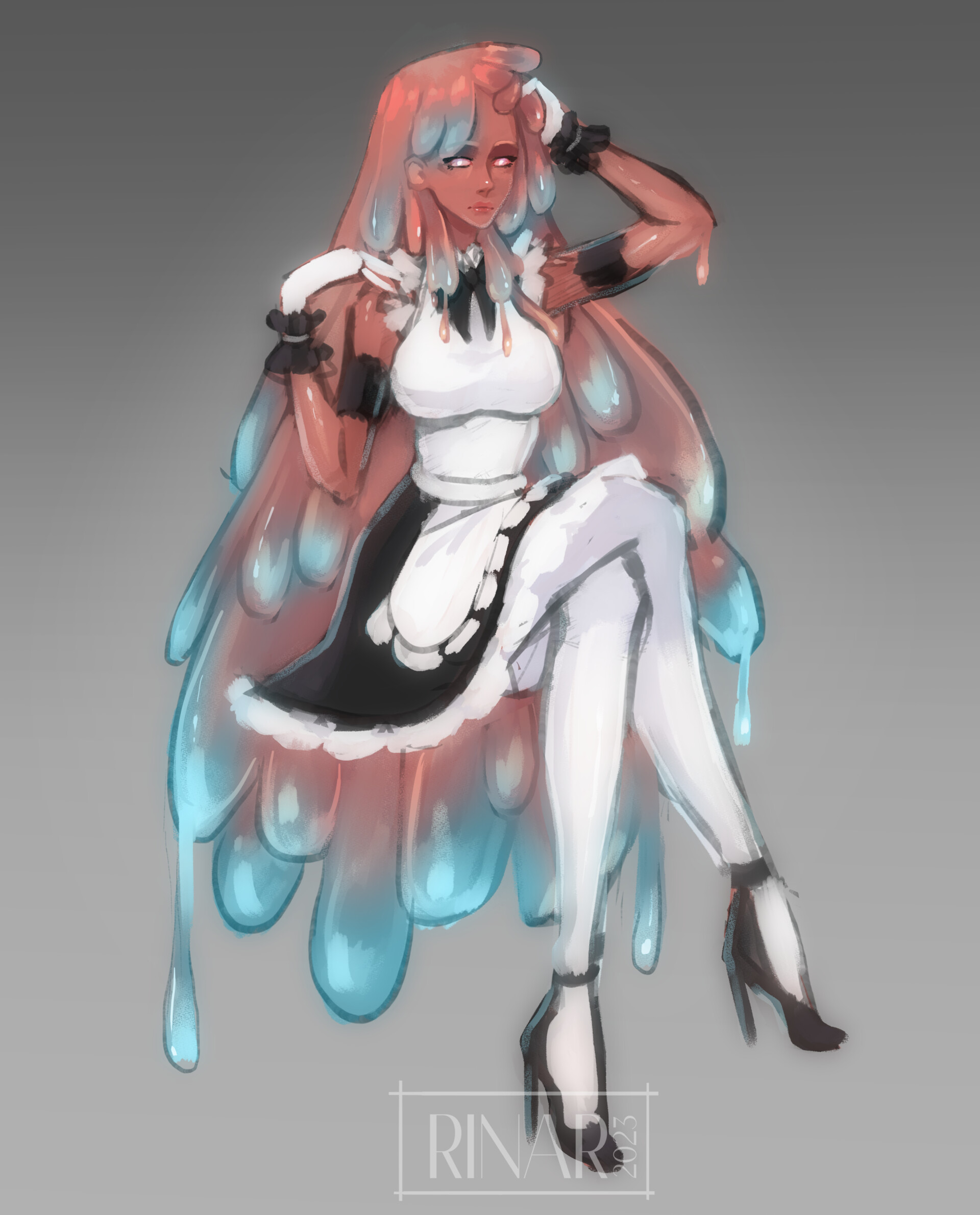 Artstation Slime Girl