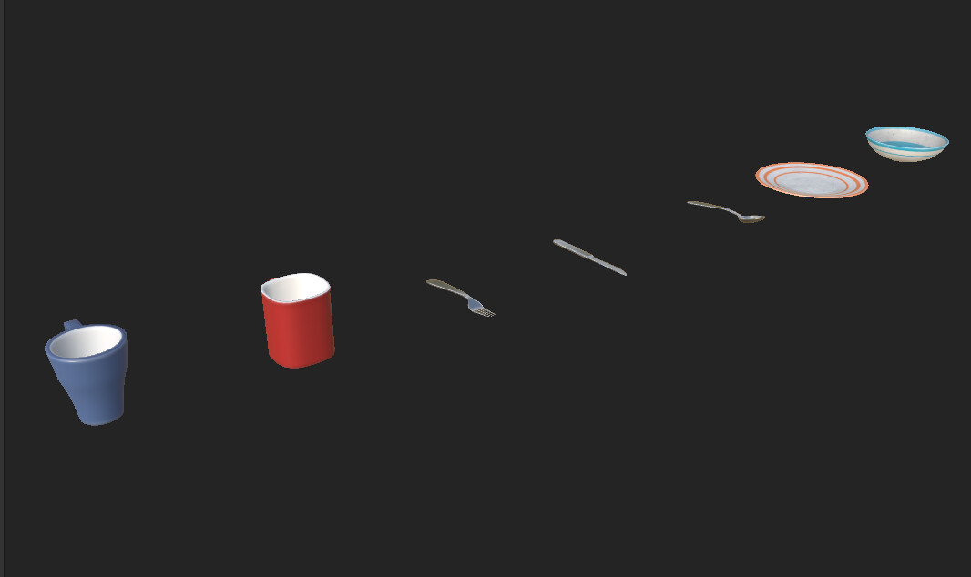 ArtStation - Dishes Props