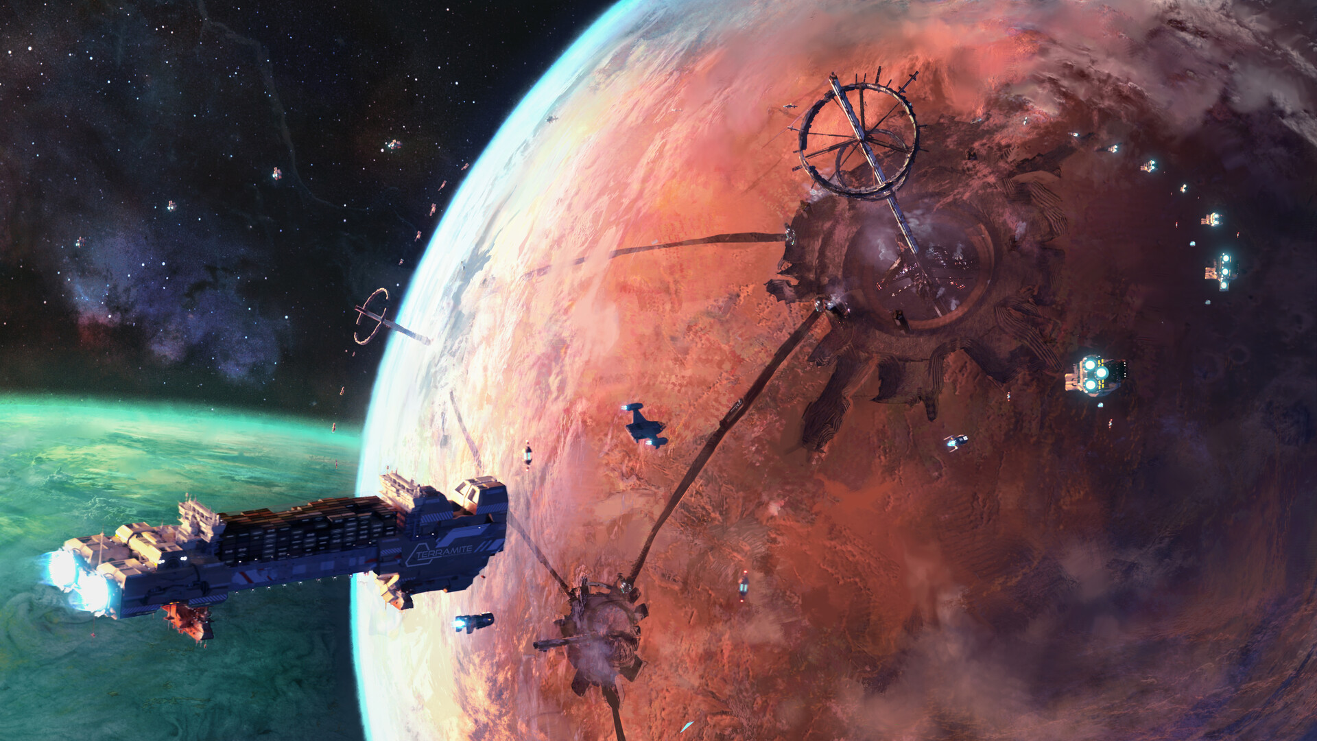 ArtStation - The Frontier - Space Mood Shot - OffWorld