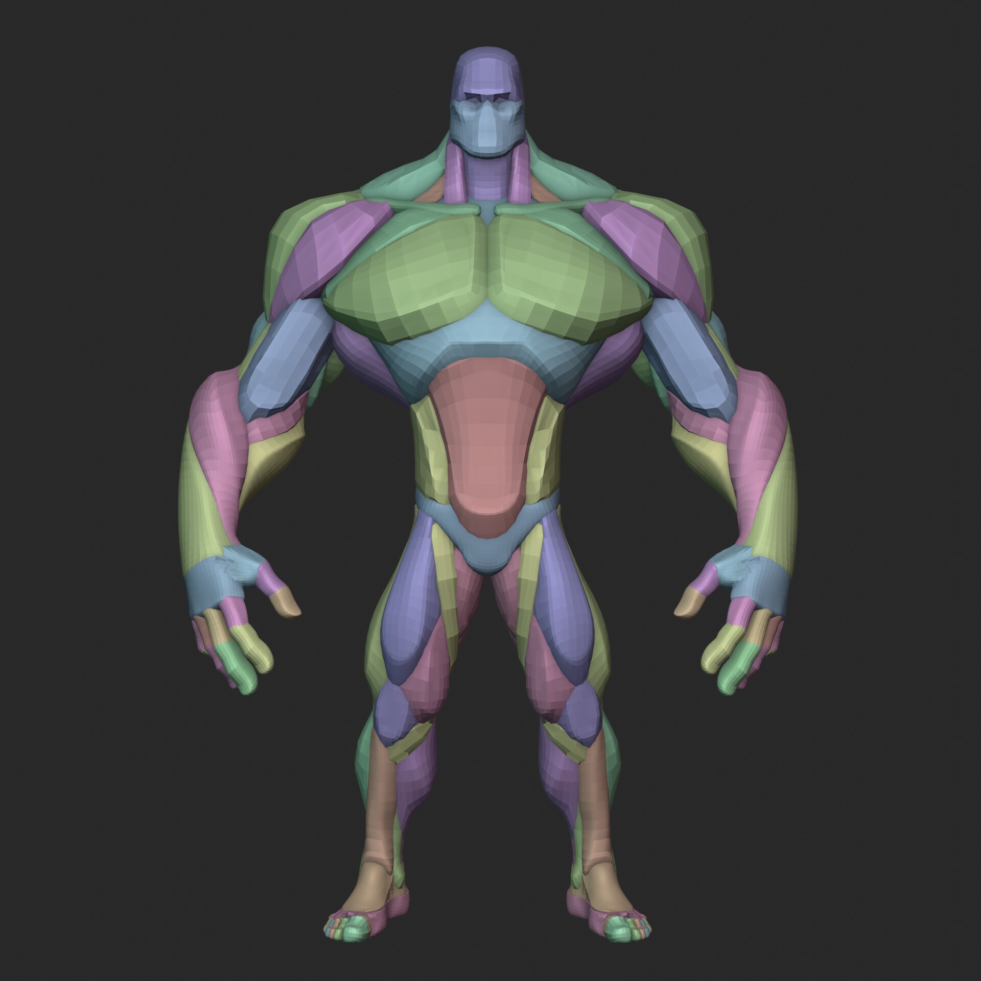 George Zaky - Stylized Hero Blockout V4