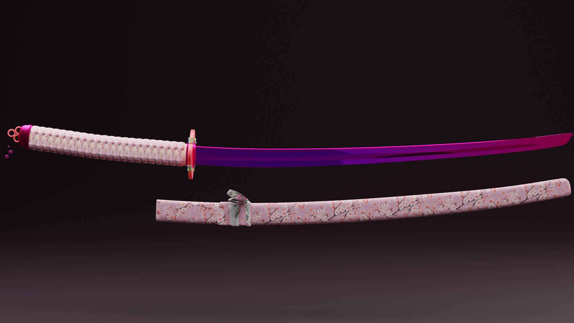ArtStation - Stylized Katana 3d