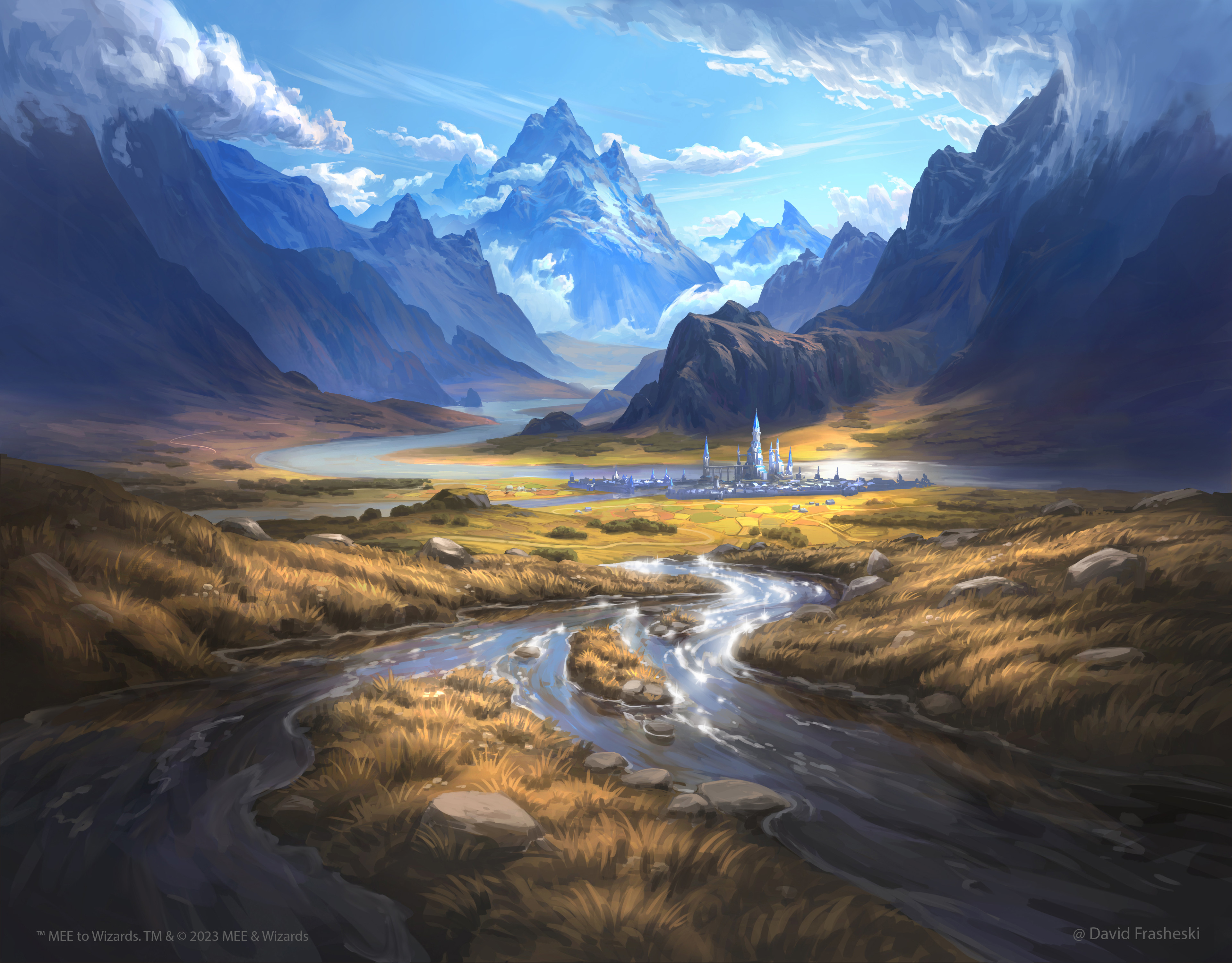 David Frasheski - Prairie Stream - MTG x Lord of the Rings