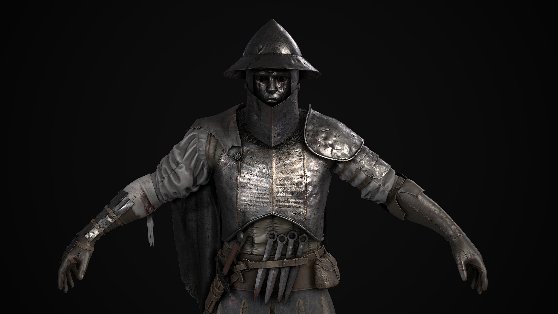 ArtStation - Nameless soldier armor set