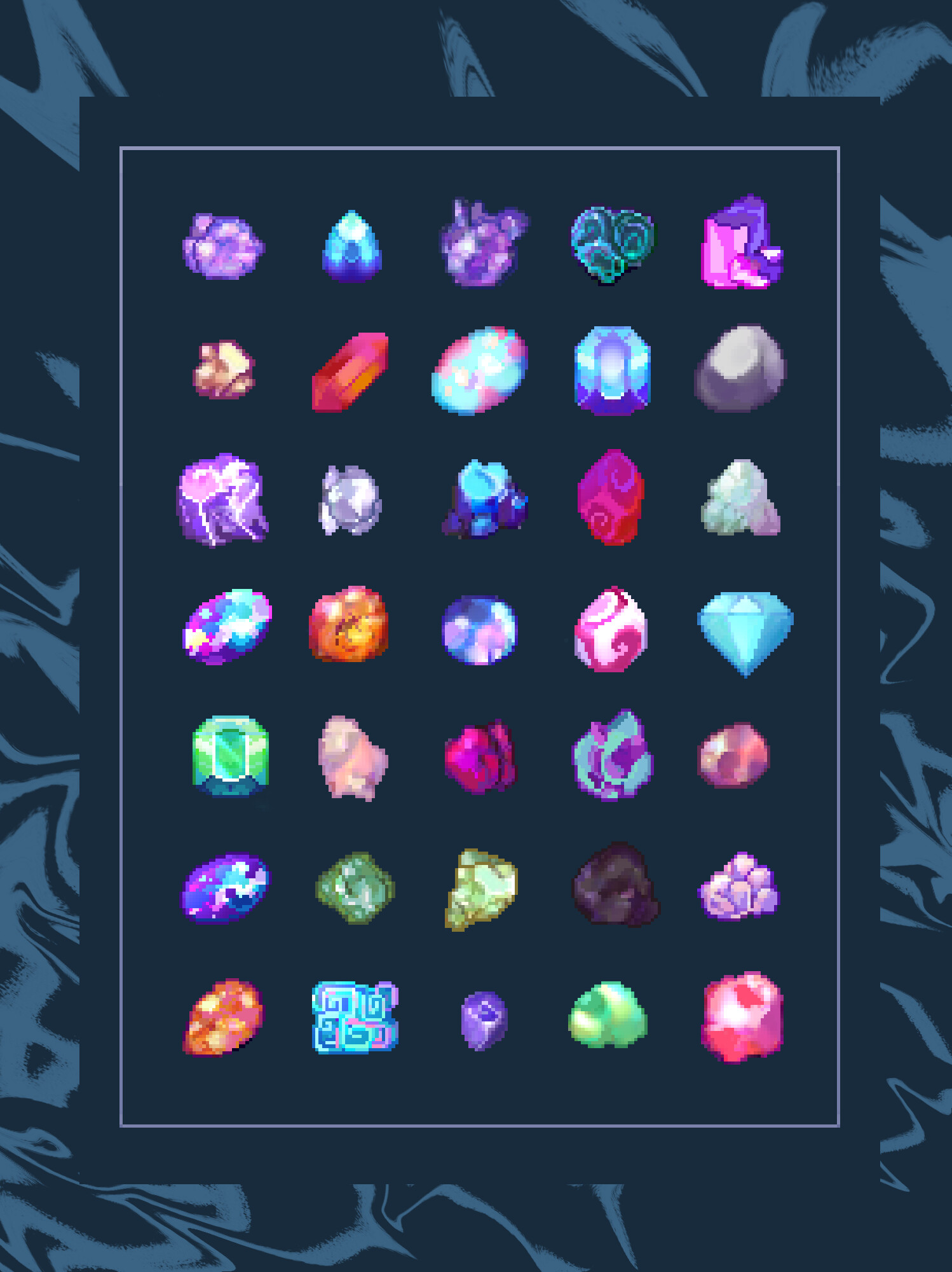 ArtStation - Pixel art icons set