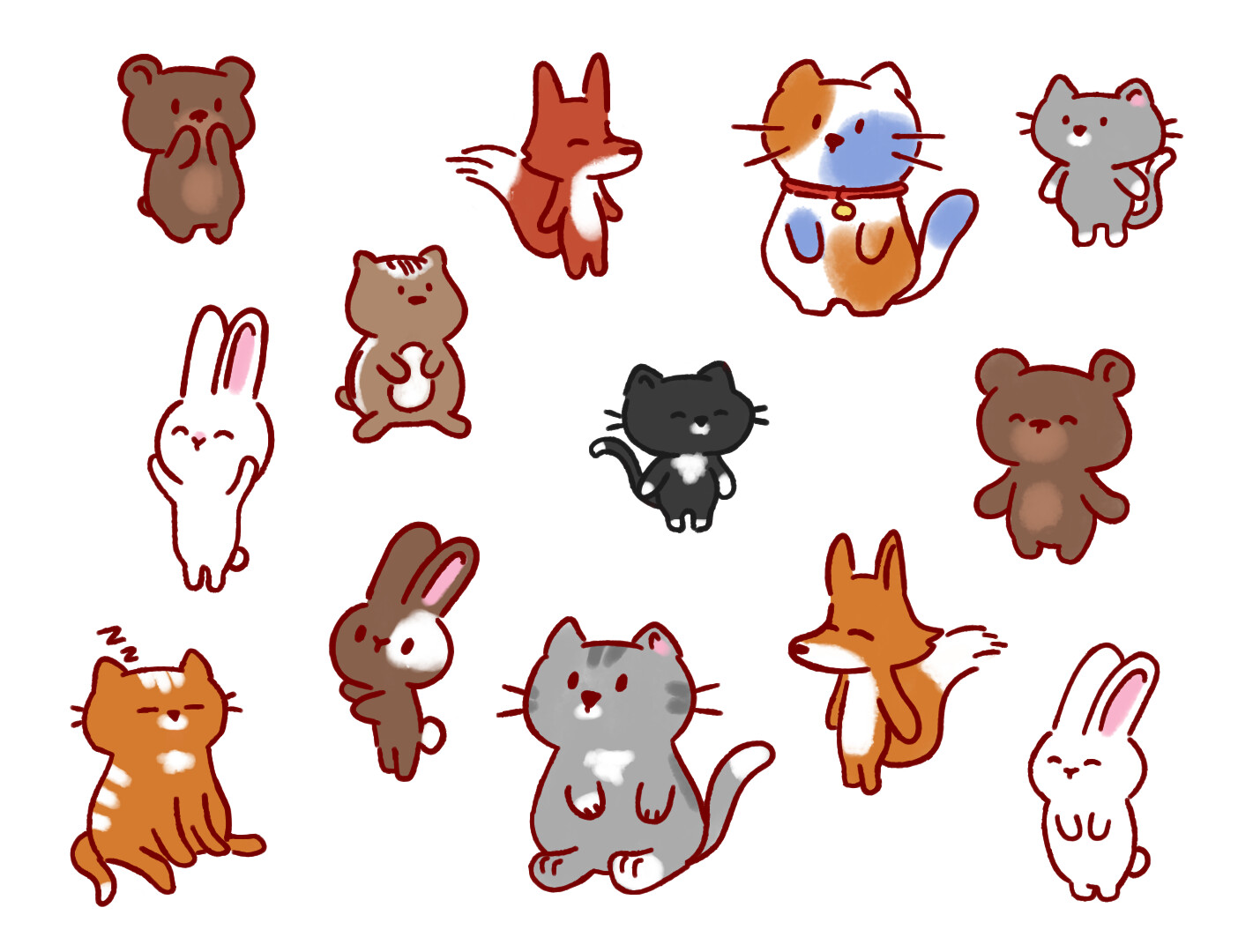 ArtStation - Cute Animals