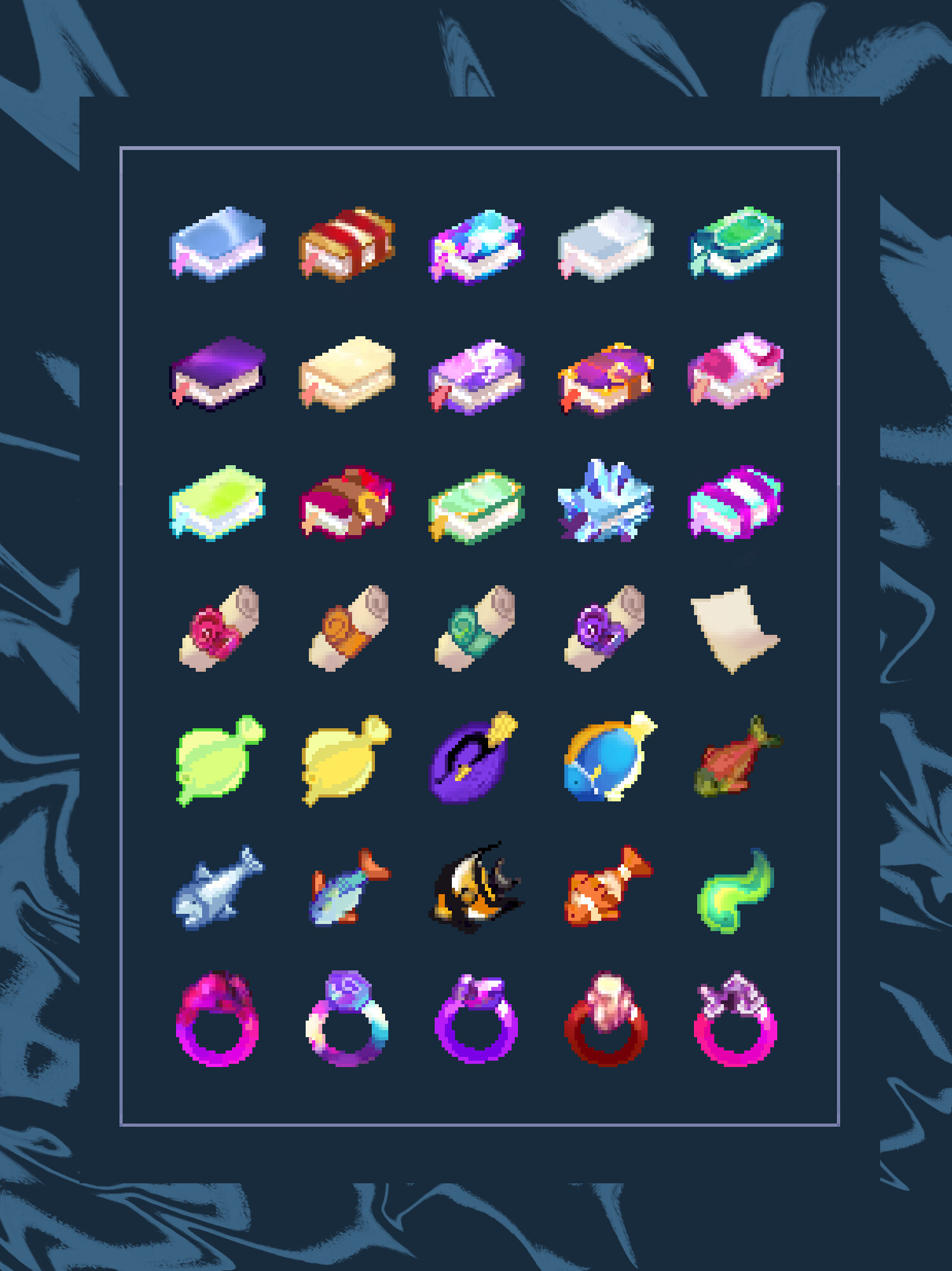 ArtStation - Pixel art icons set