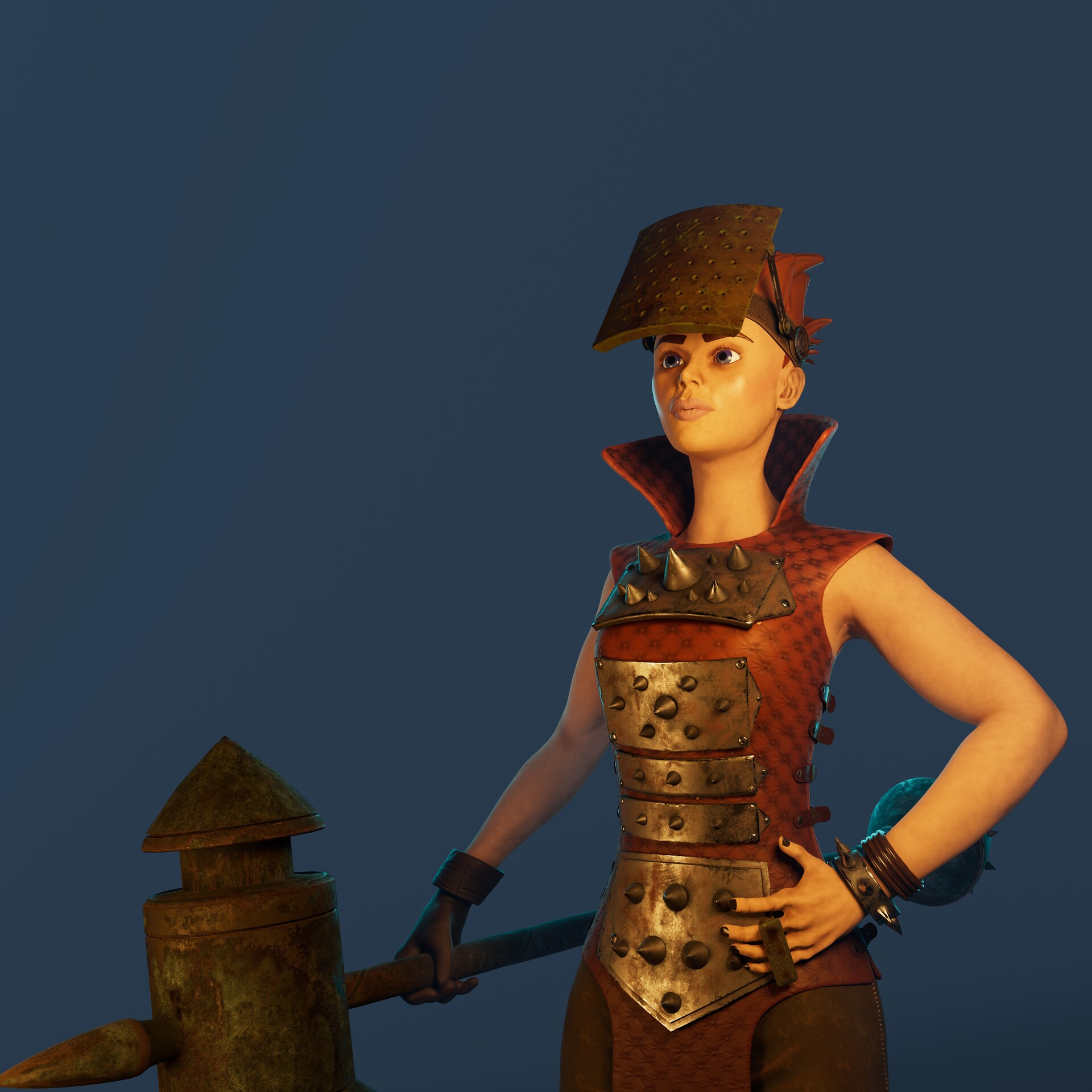 ArtStation - Blacksmith Warrior