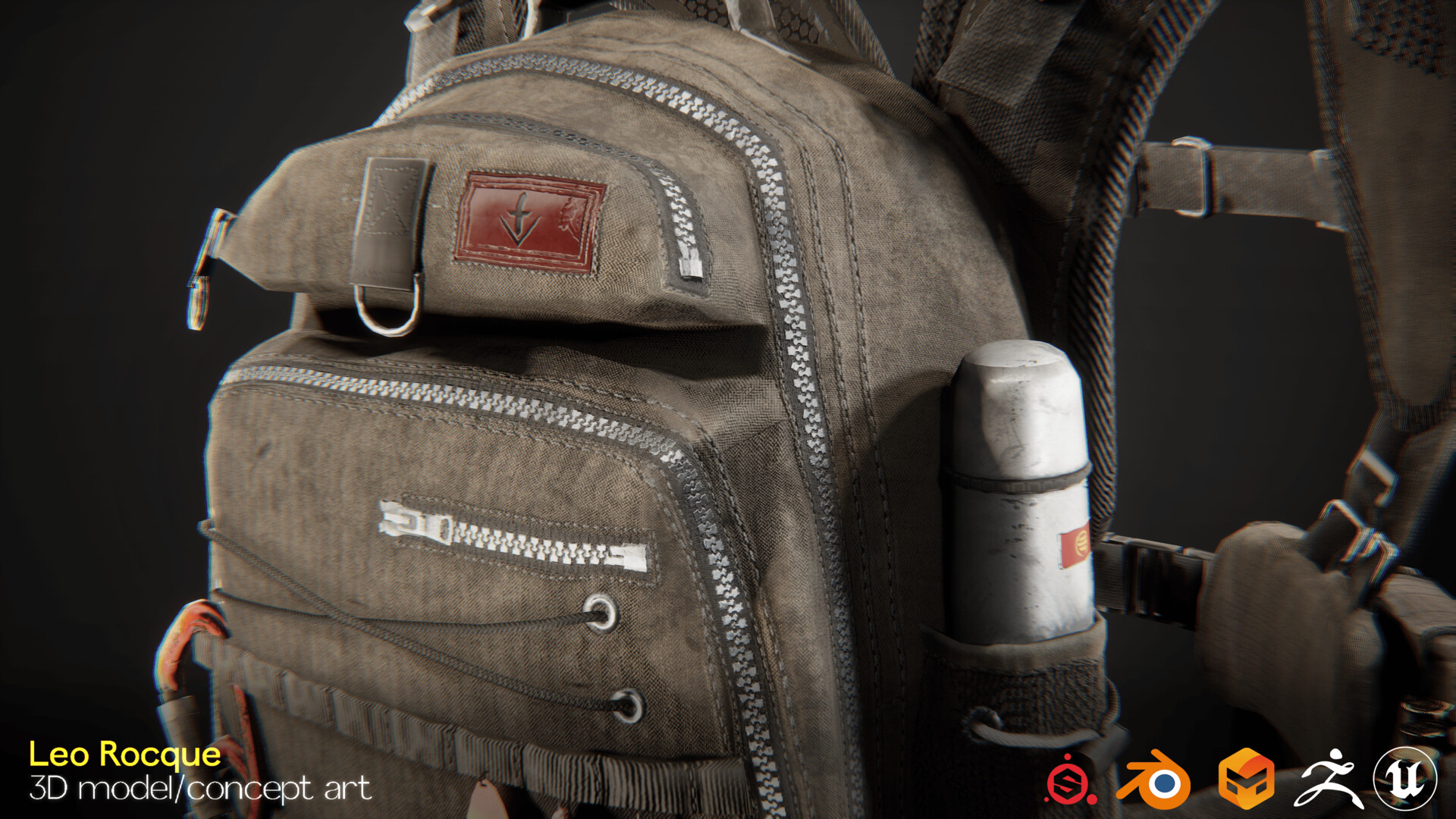 Leo Rocque - Fisherman's friend - Backpack model
