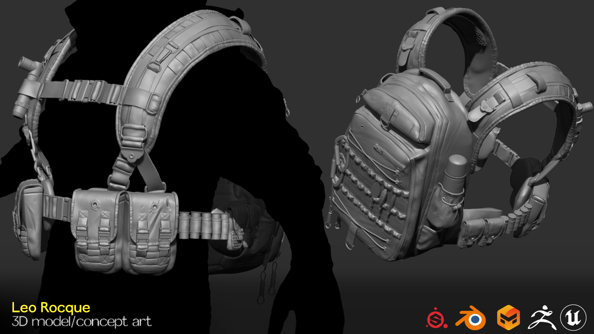 Leo Rocque - Fisherman's friend - Backpack model